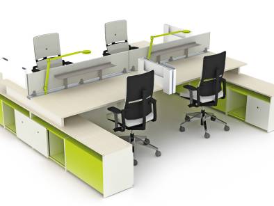 Fusion Bench Work Surface & Desk Organization - Steelcase