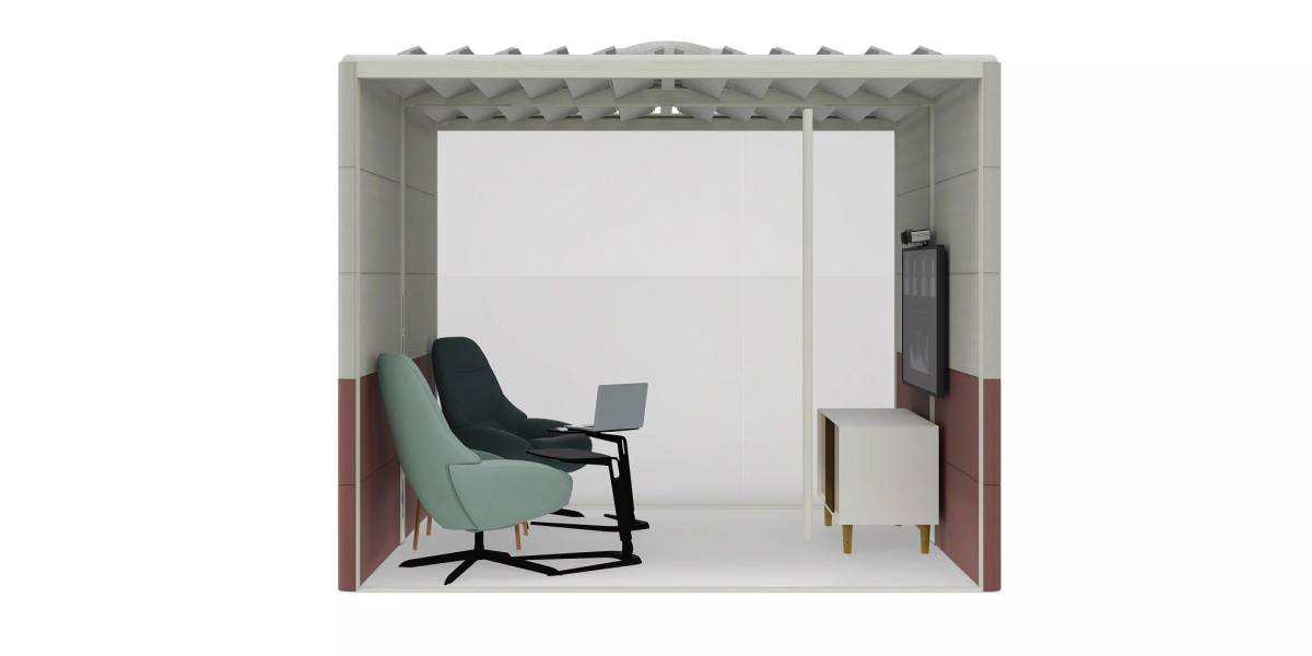 Hybrid Collection: Shared Lounge Pod - Steelcase