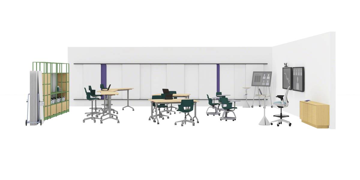 Hybrid Collection: Active Corporate Learning Space - Steelcase
