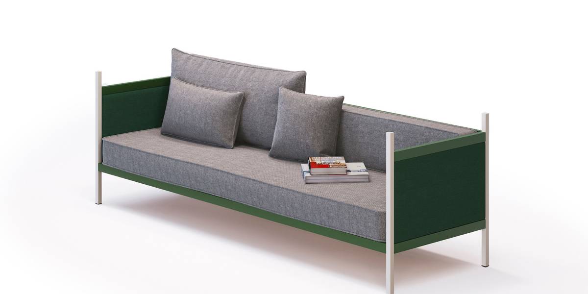 Grid Straight Sofa - Steelcase