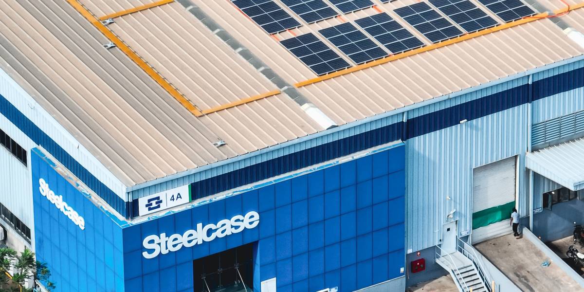 Steelcase Debuts Rooftop Solar Power Initiative - Steelcase