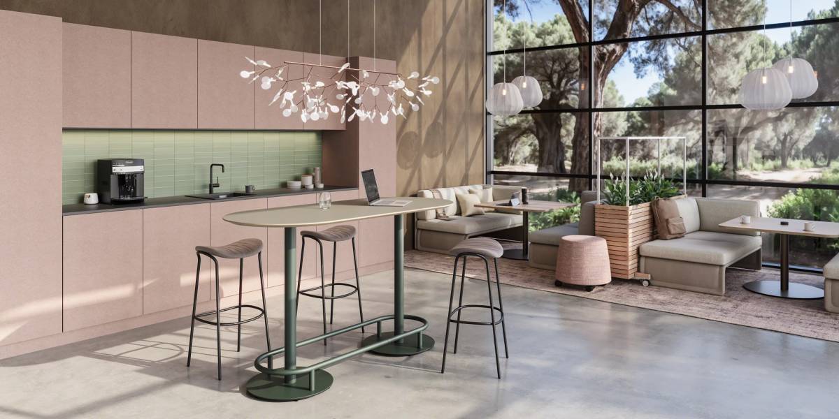 Obelos Collaboration Tables for Hybrid Meetings - Steelcase