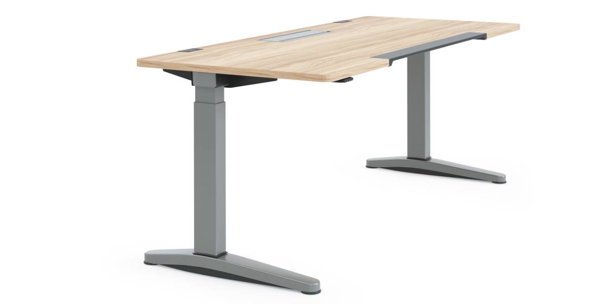 Ology Adjustable Height Computer Desk with Active Touch | Steelcase