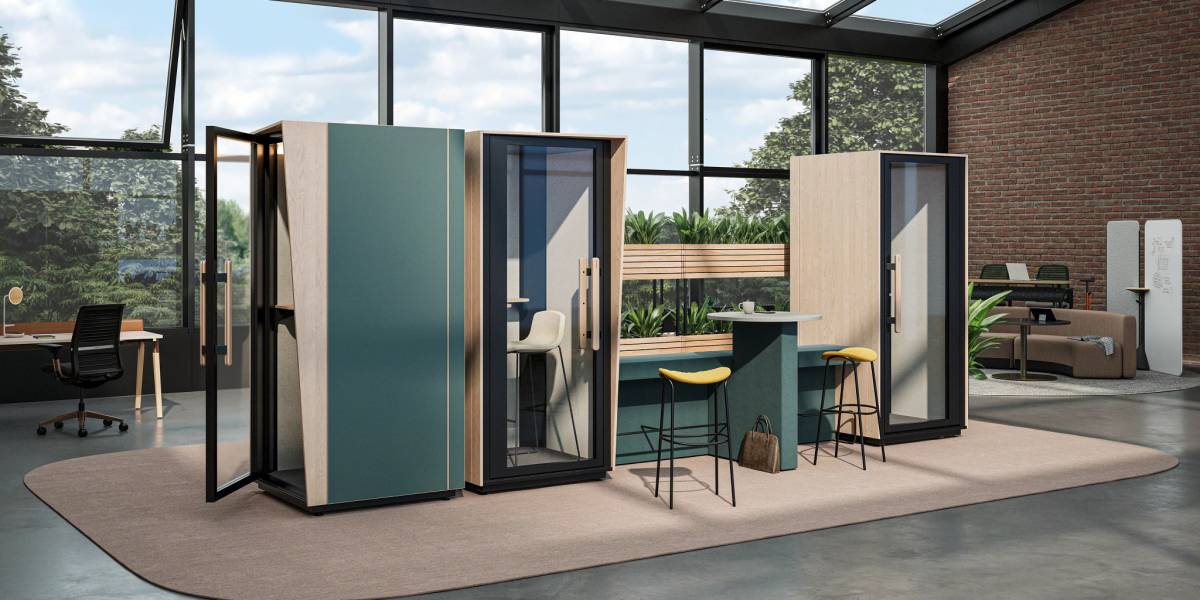 Be my guest® Office Phone Booth Pods by Orangebox | Steelcase