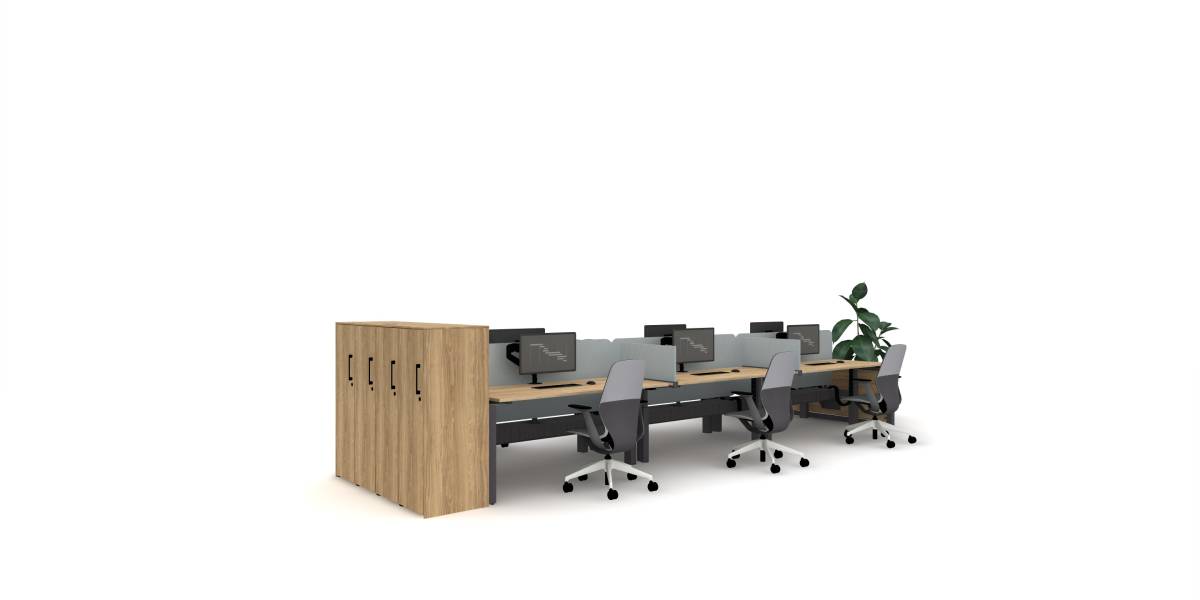 Bench Station – Open Synergy - APL00076 - Steelcase