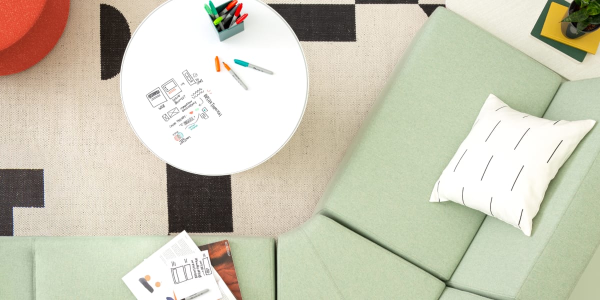 Turnstone Campfire Paper Collaborative Work Table | Steelcase