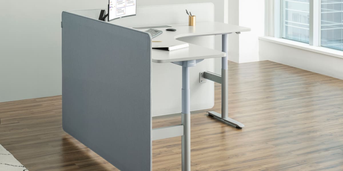 Sarto Desk Privacy Screens - Steelcase