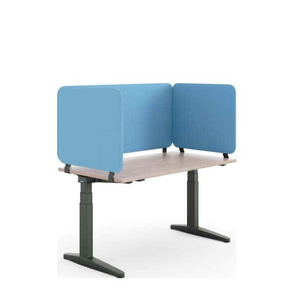 Frosted Privacy + Modesty Desk Screens | Steelcase