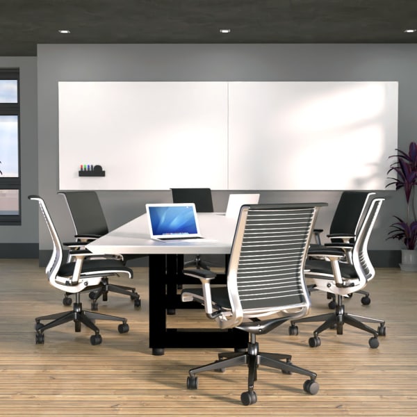 Textura Mobile Acoustic Panel & Whiteboard by PolyVision - Steelcase