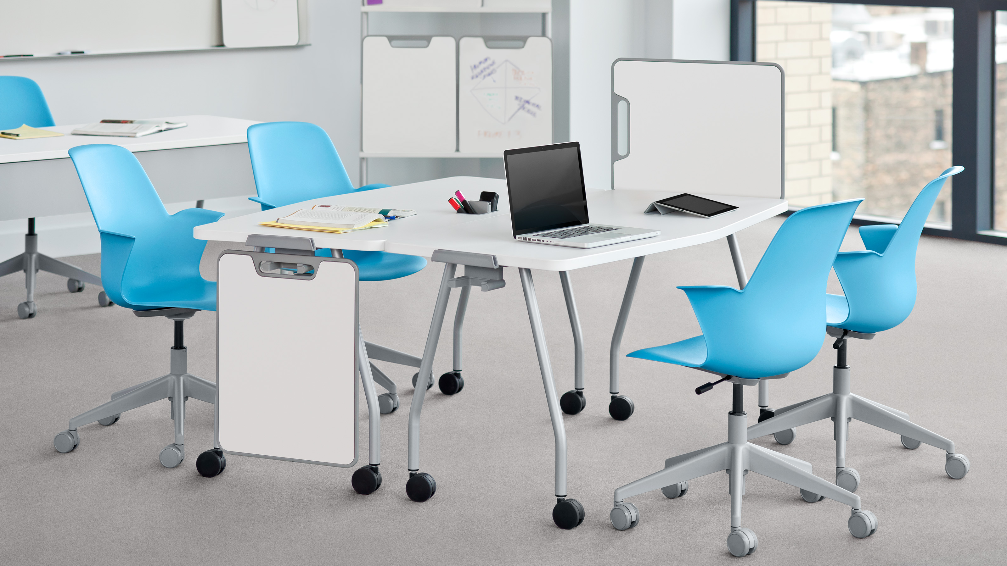 Node Classroom Seating & Mobile Tablet Arm Chair - Steelcase