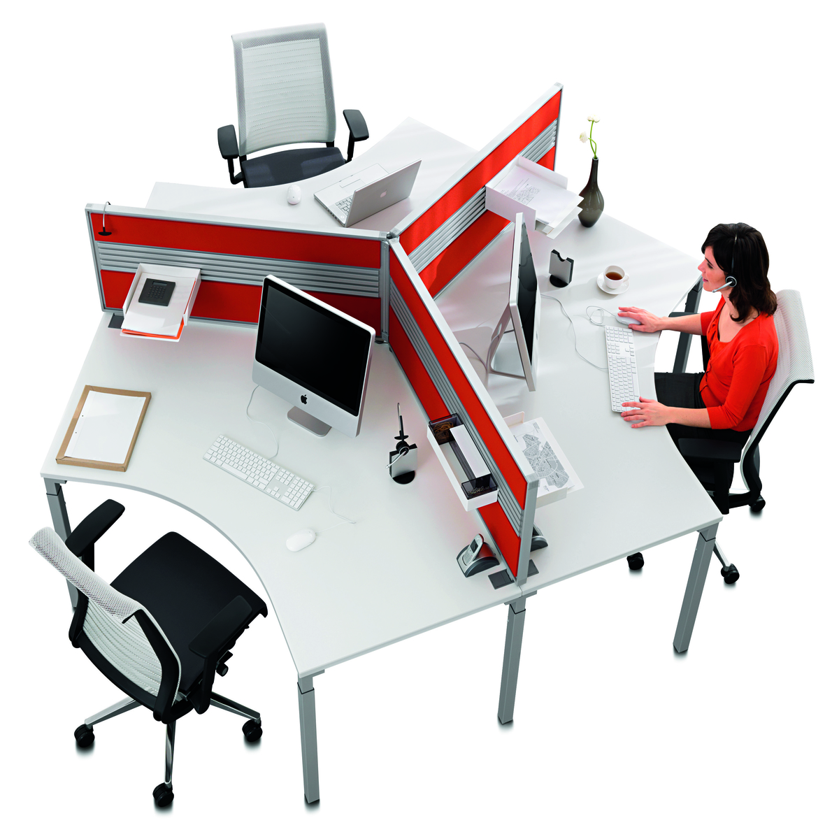 Partitio Screen & Acoustic Desk Divider - Steelcase