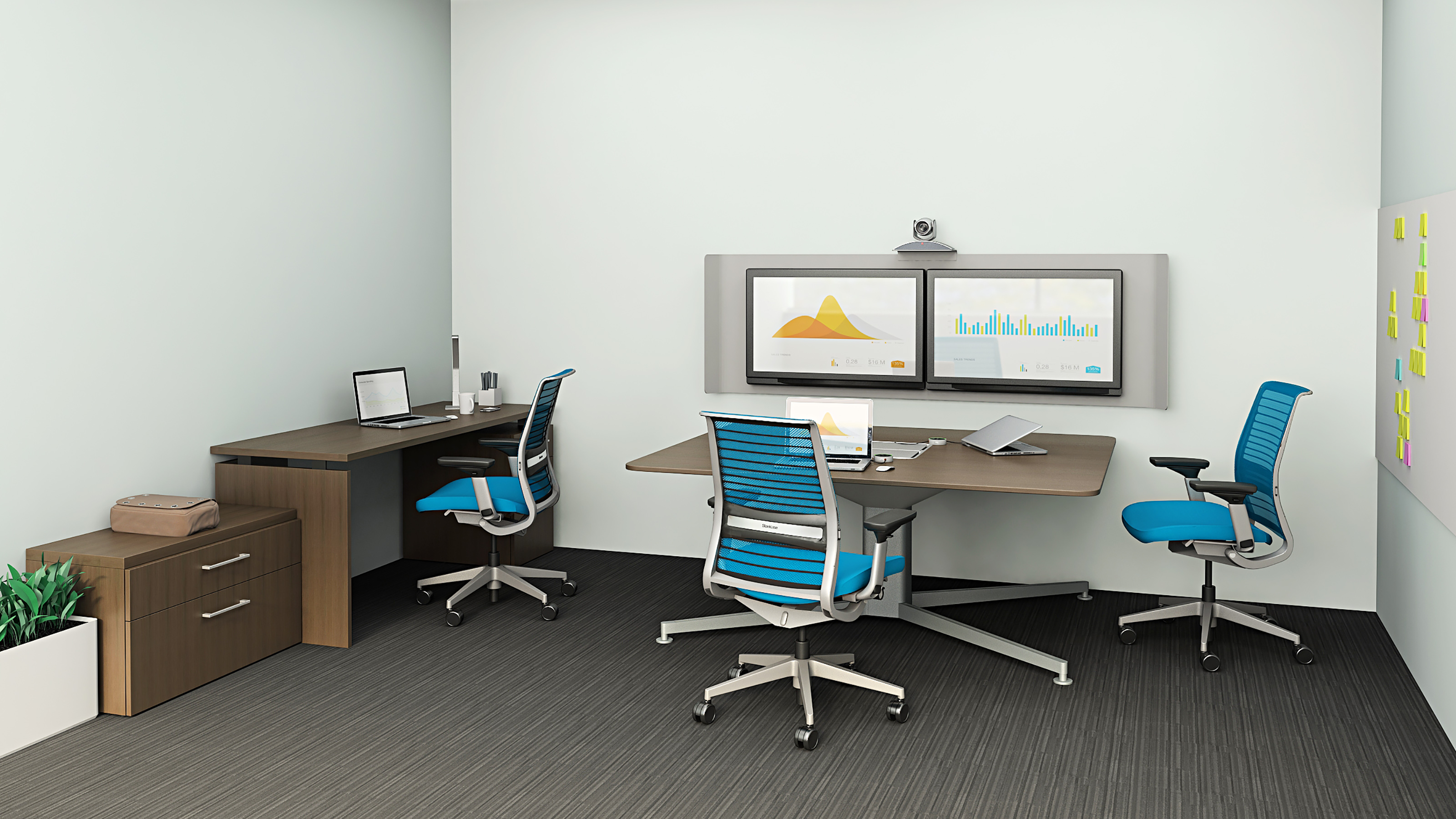 Impact Modular Executive Desk - Steelcase