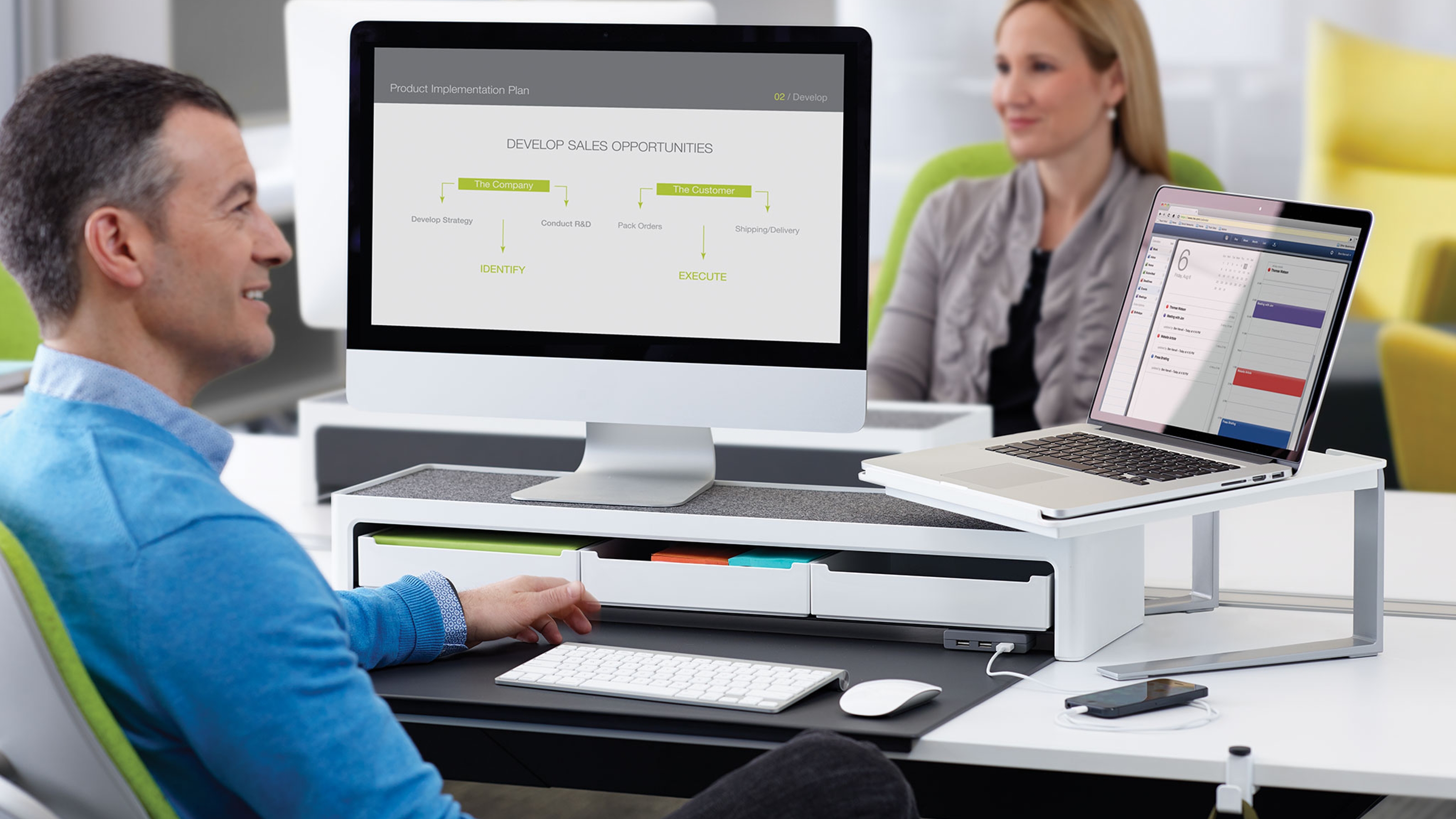 SOTO Computer Support & Desk Organization - Steelcase