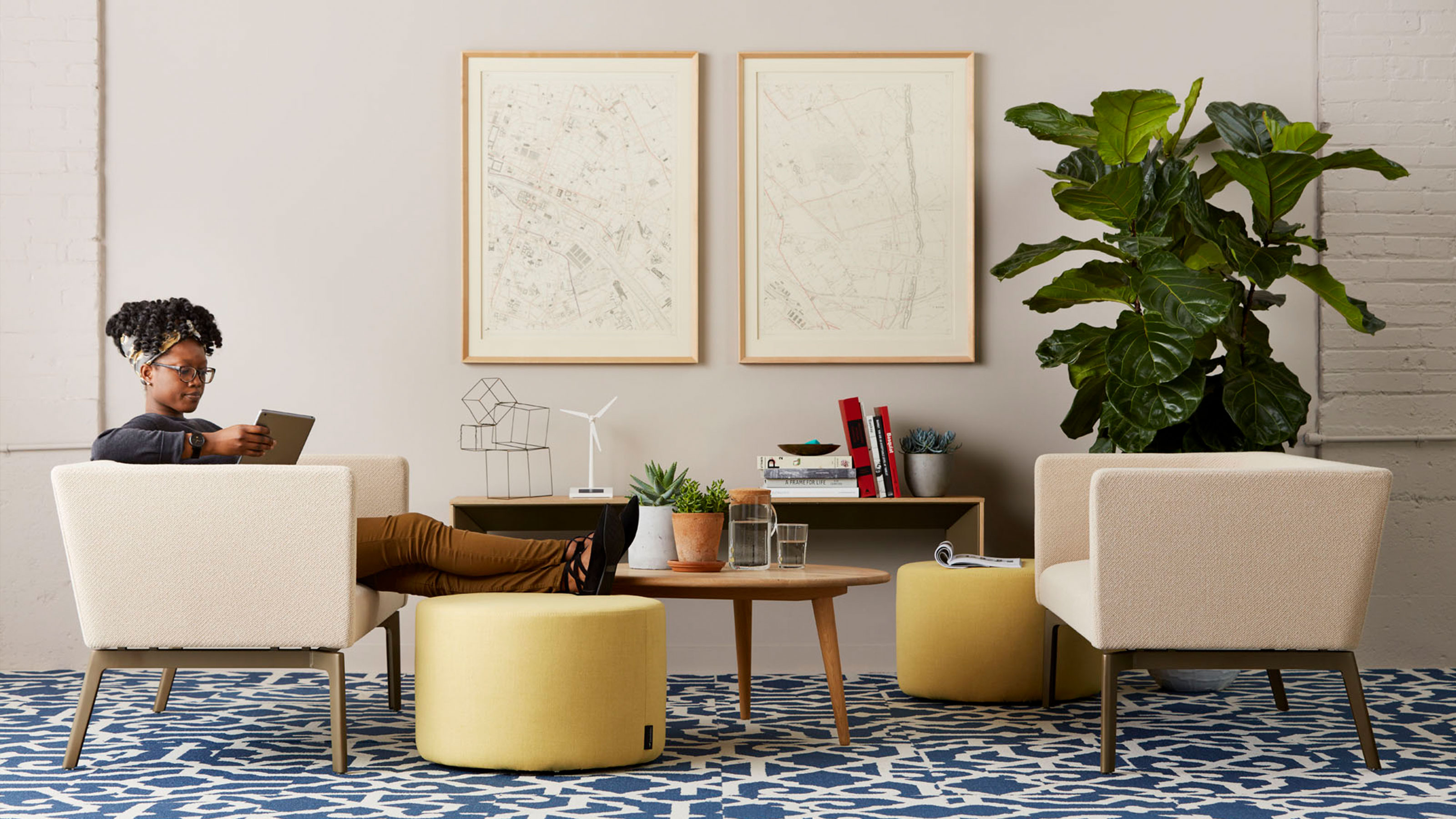 Bivi Rumble Lounge Bench Seating | Steelcase