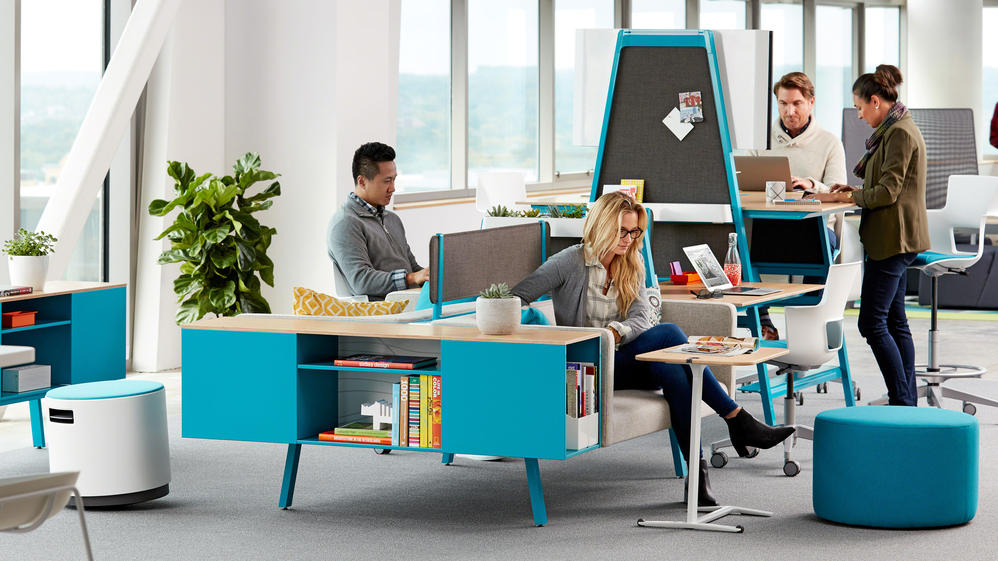 Bivi Rumble Lounge Bench Seating | Steelcase
