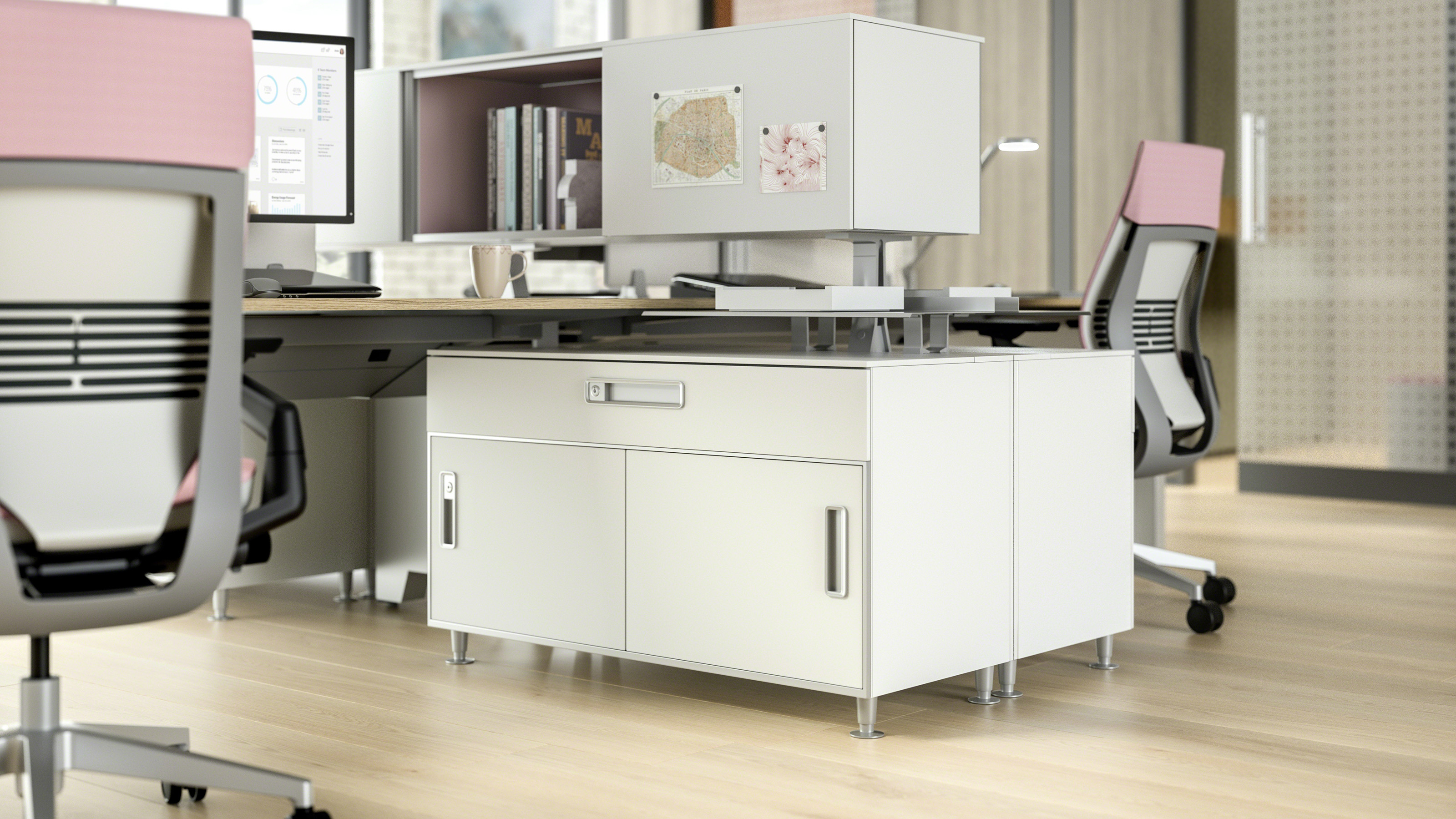 FrameOne Linear Office Workstation & Benching | Steelcase