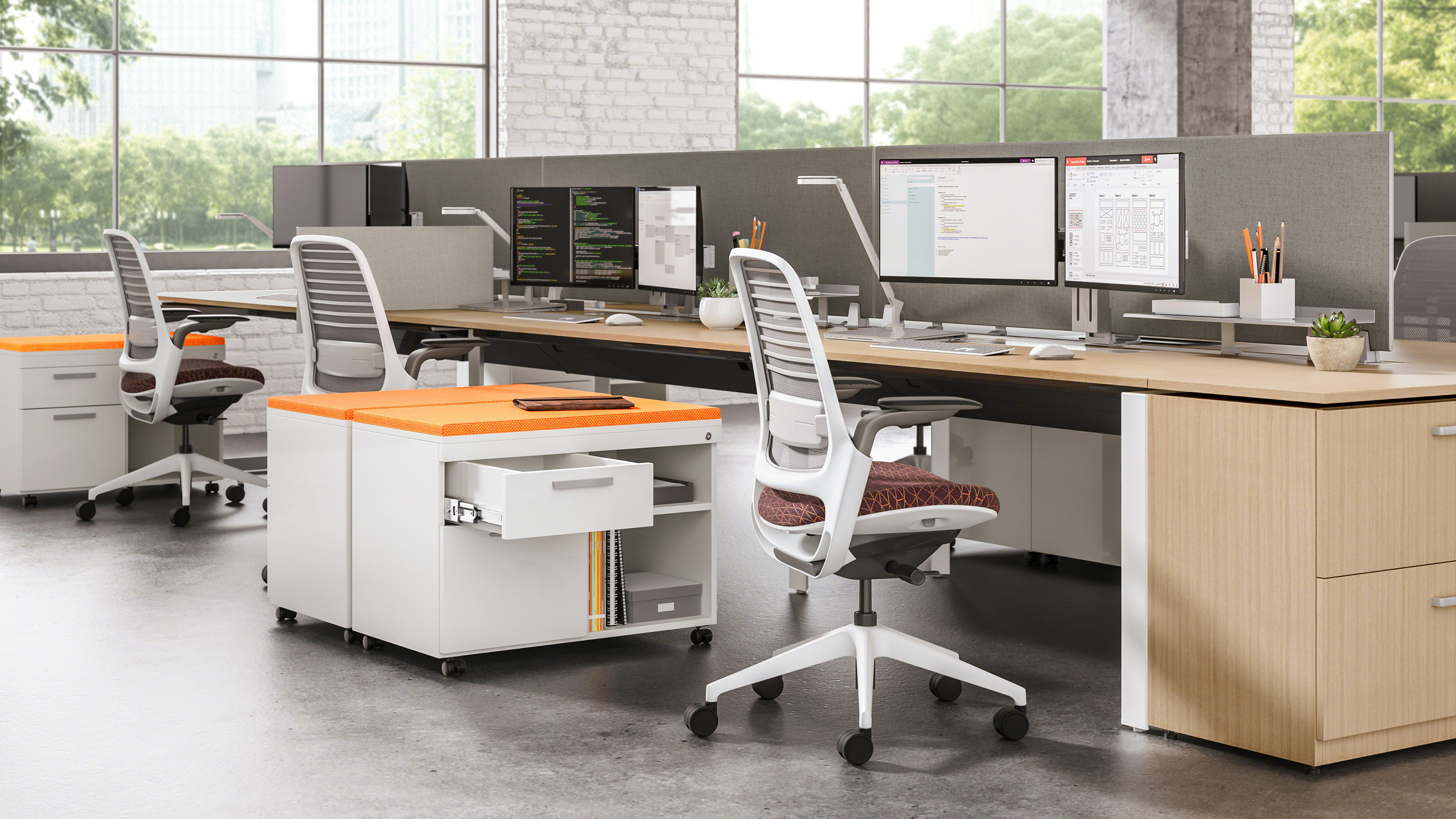 TS Series Drop File Storage Cabinets & Mobile Pedestals | Steelcase