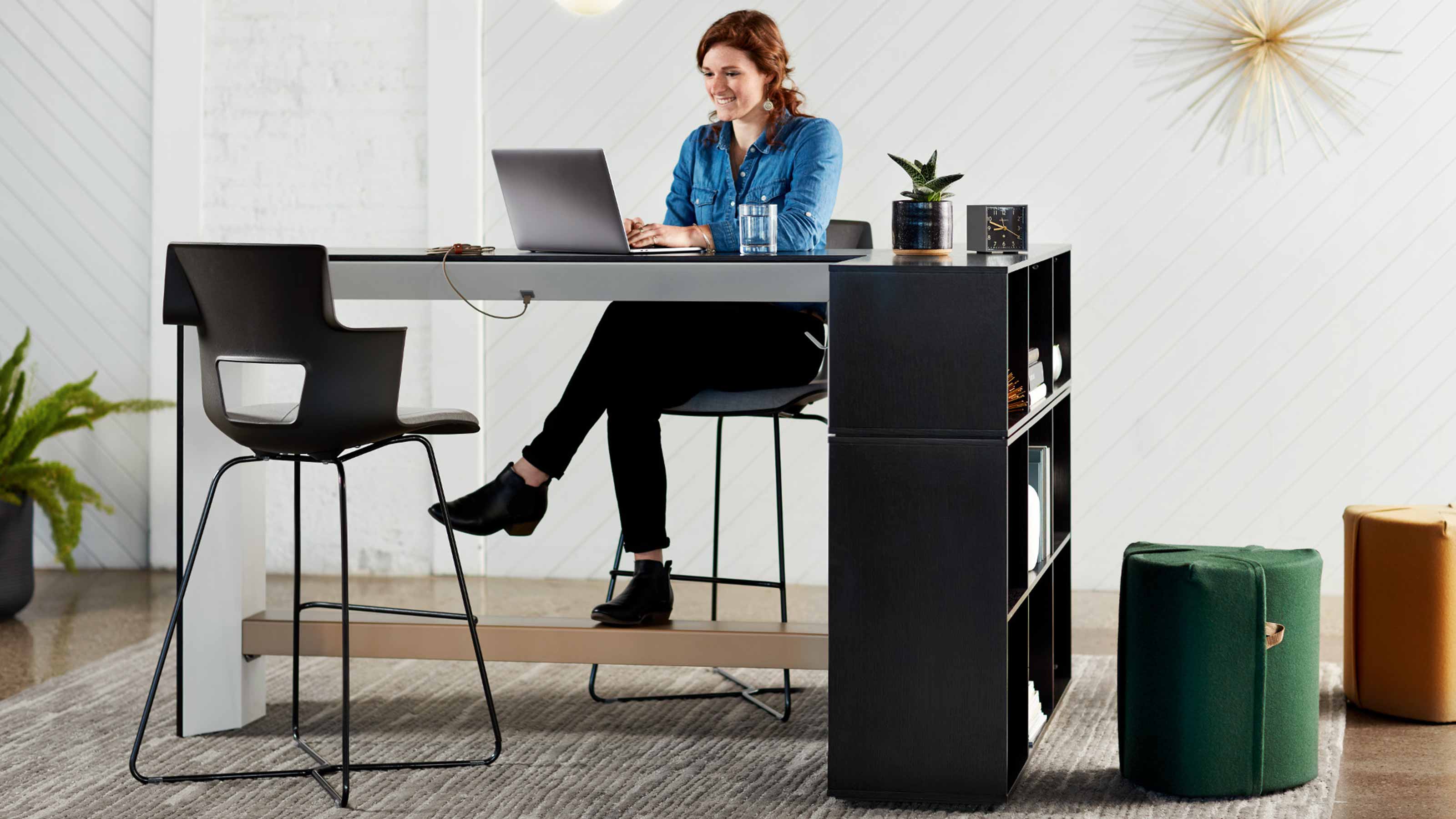 Campfire Standing Height Slim Table | Steelcase
