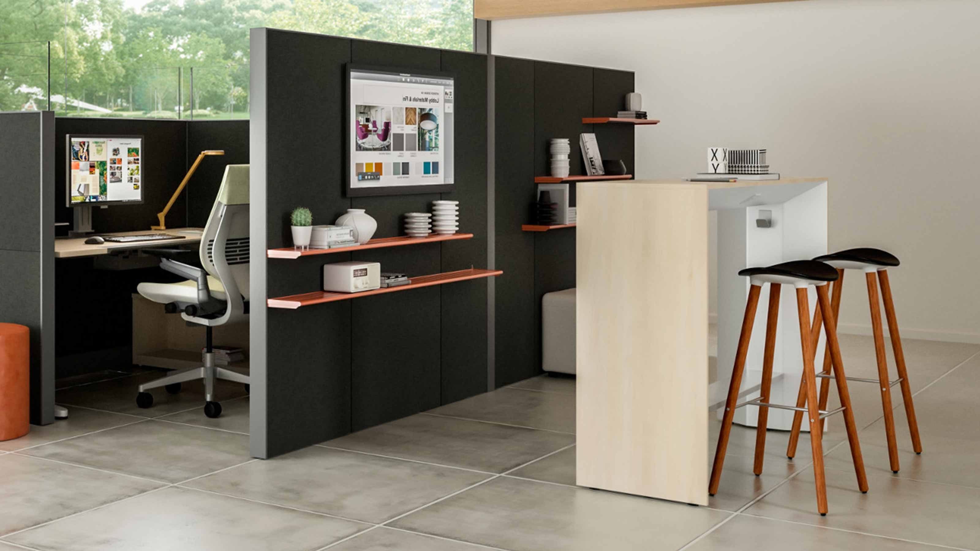 Campfire Standing Height Slim Table | Steelcase