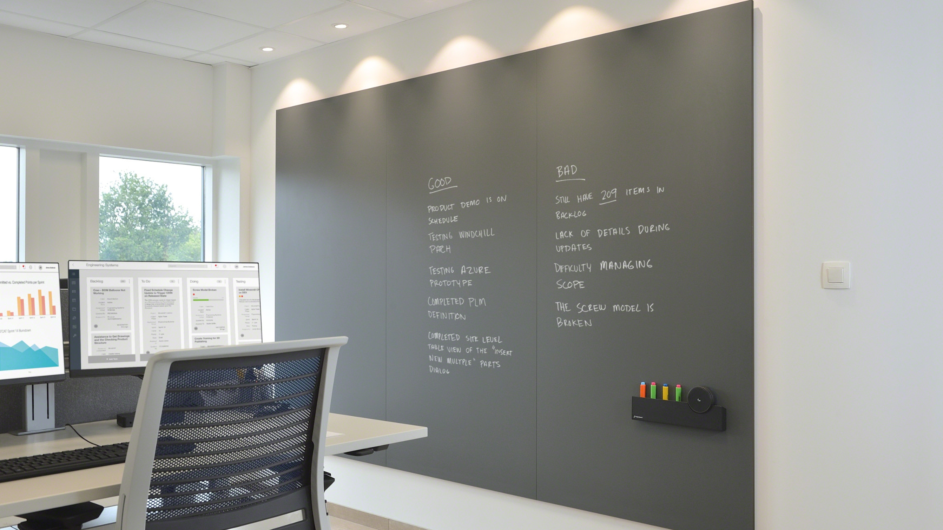 Flow Magnetic Whiteboard Wall Panel | Steelcase