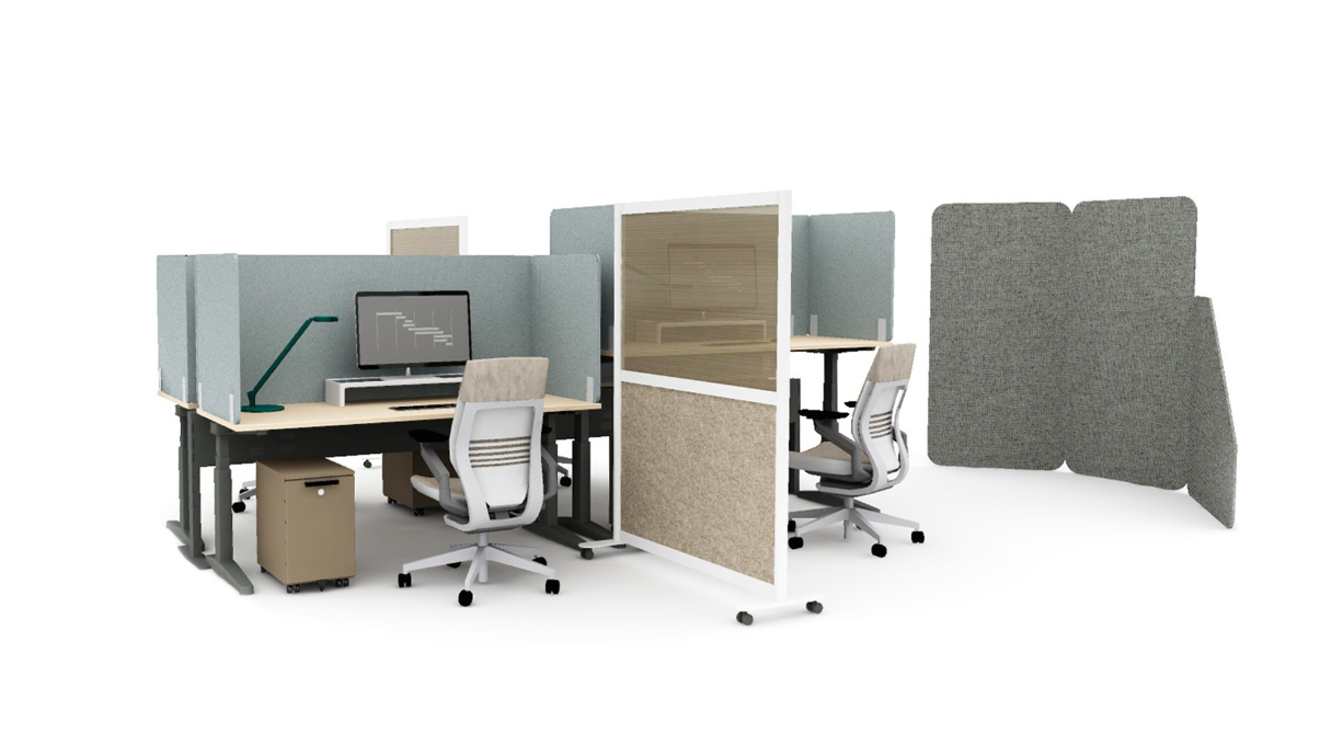 Post-COVID Open Office Desk Layouts | Steelcase