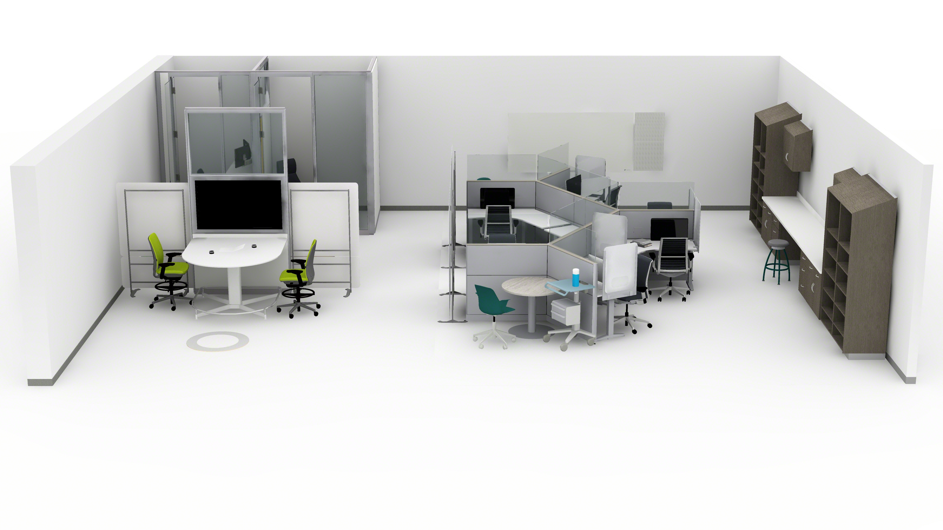media:scape Multimedia Conference Table with Media Hub | Steelcase