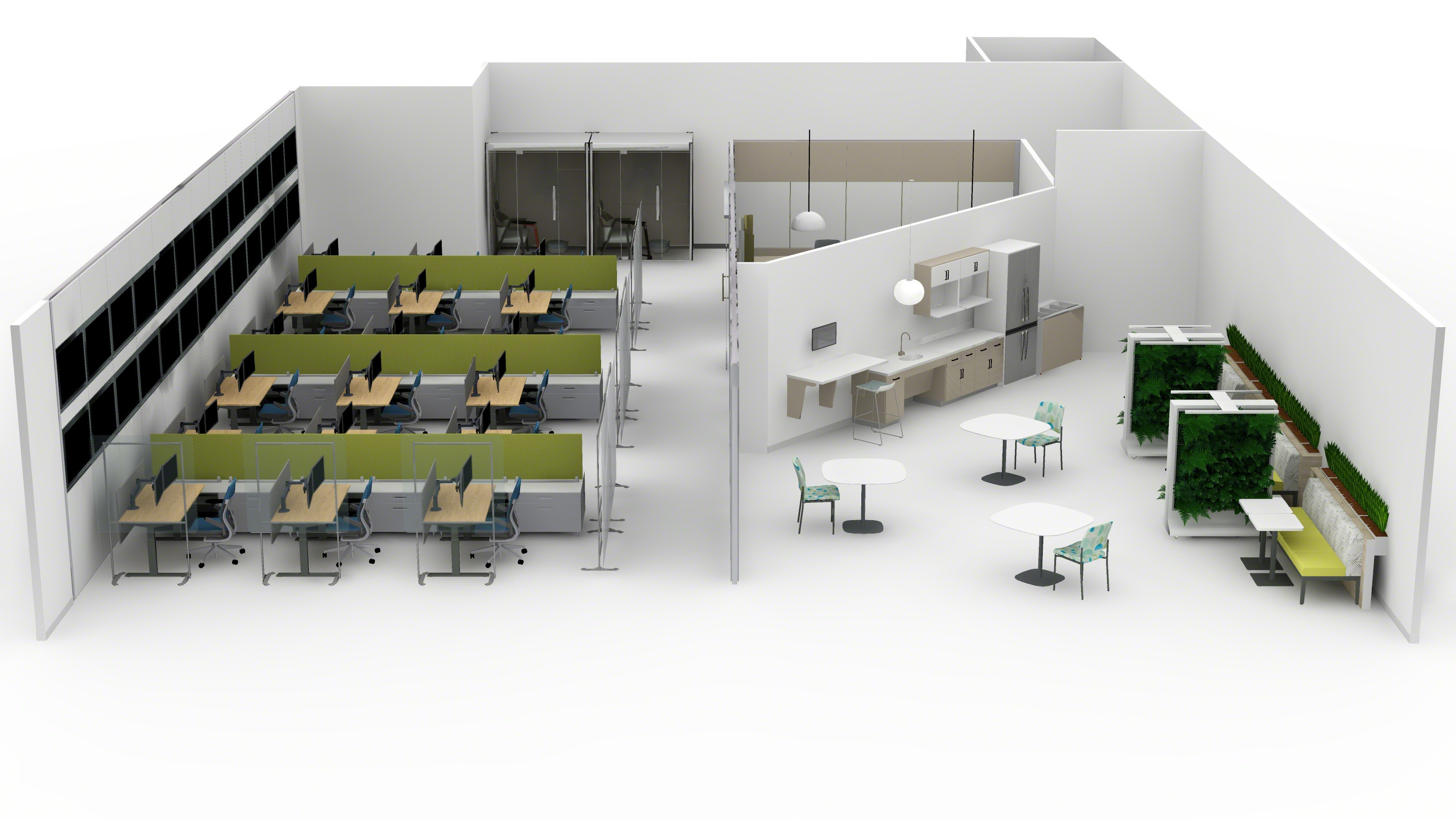 media:scape Multimedia Conference Table with Media Hub | Steelcase