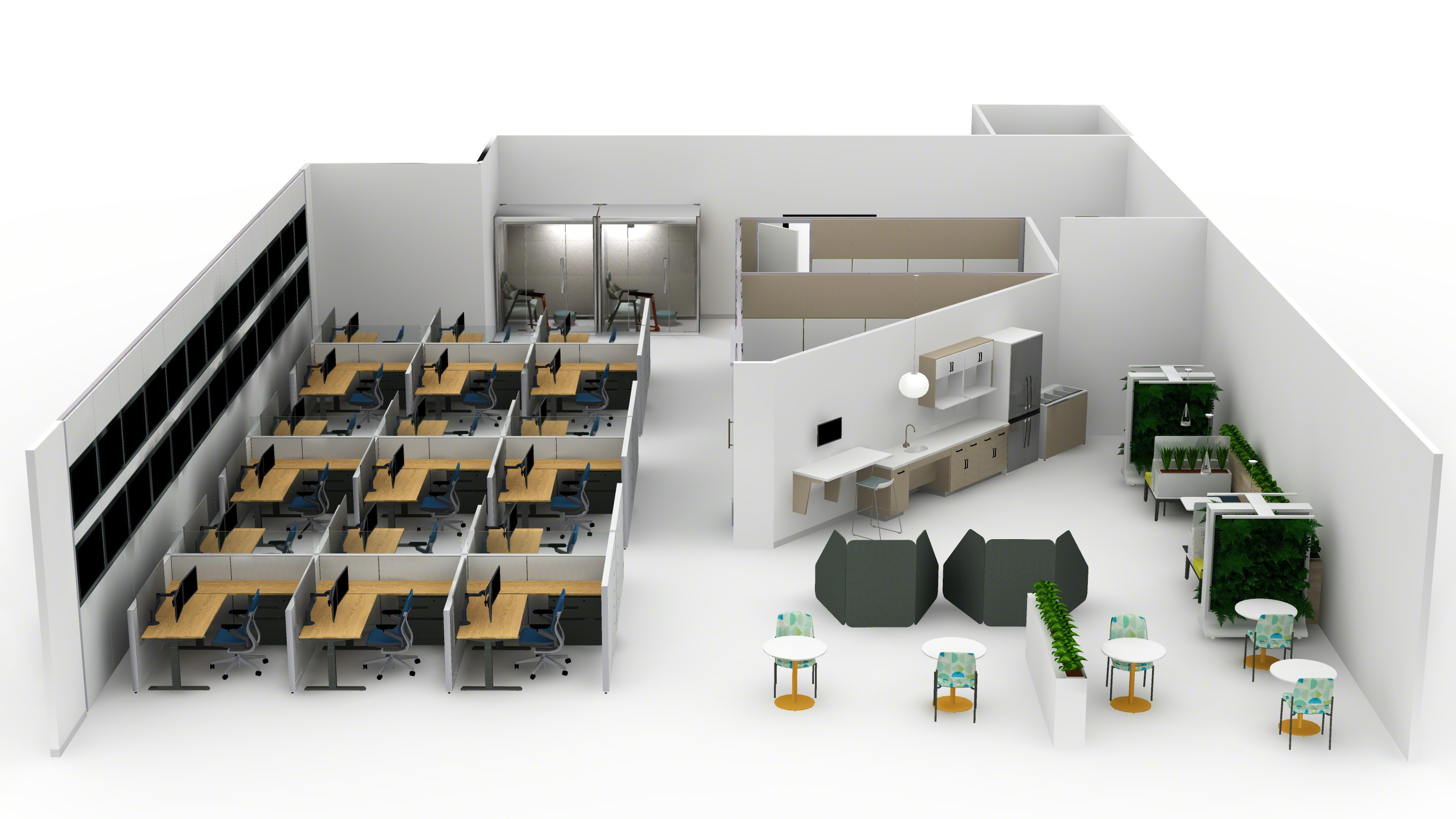 media:scape Multimedia Conference Table with Media Hub | Steelcase