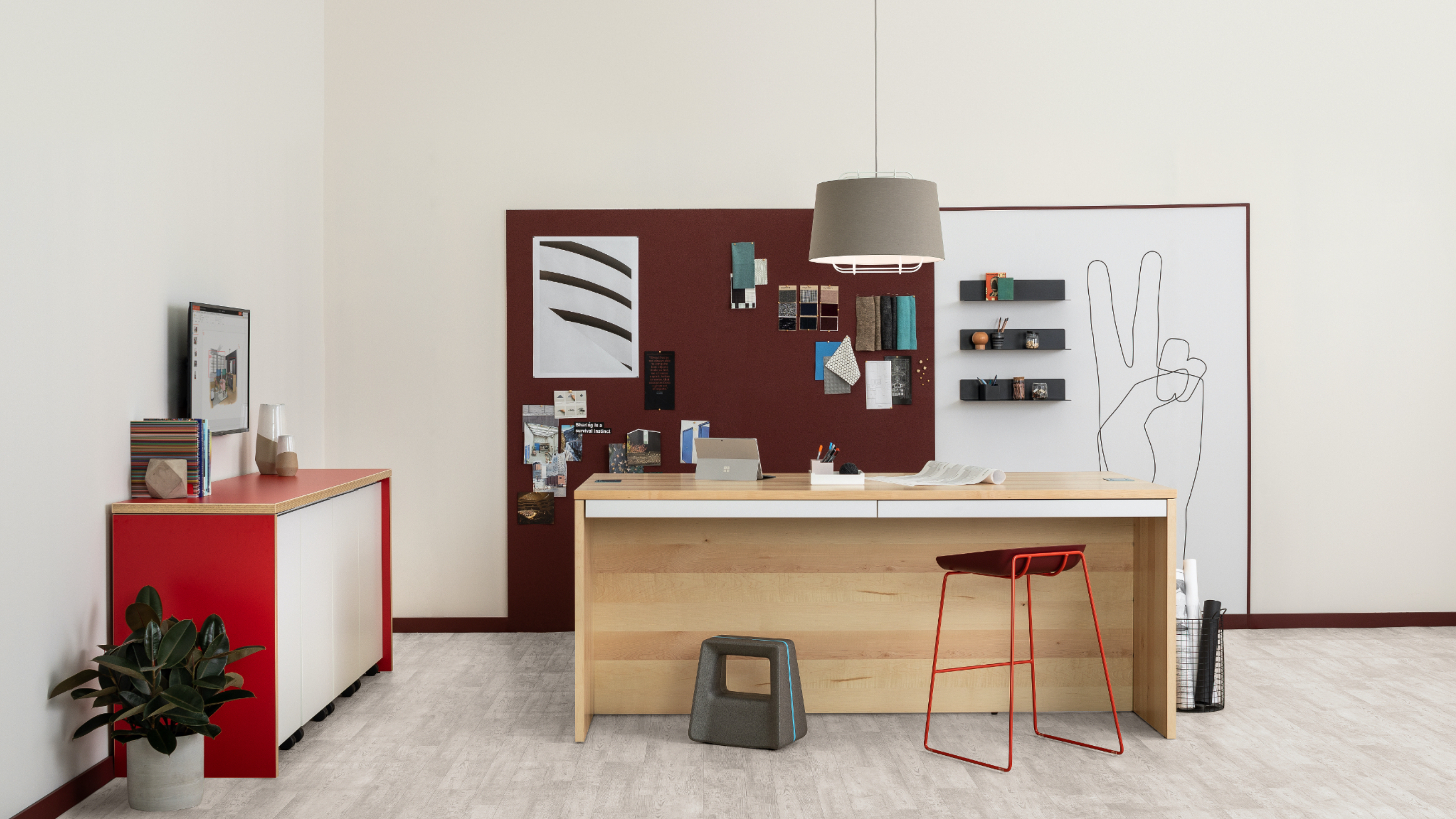 Campfire Big Coworking & Large Working Table | Steelcase