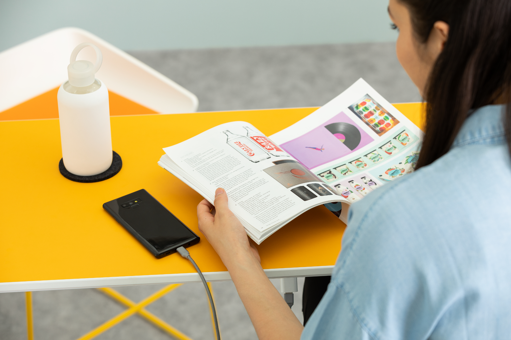 Campfire Standing Height Slim Table | Steelcase