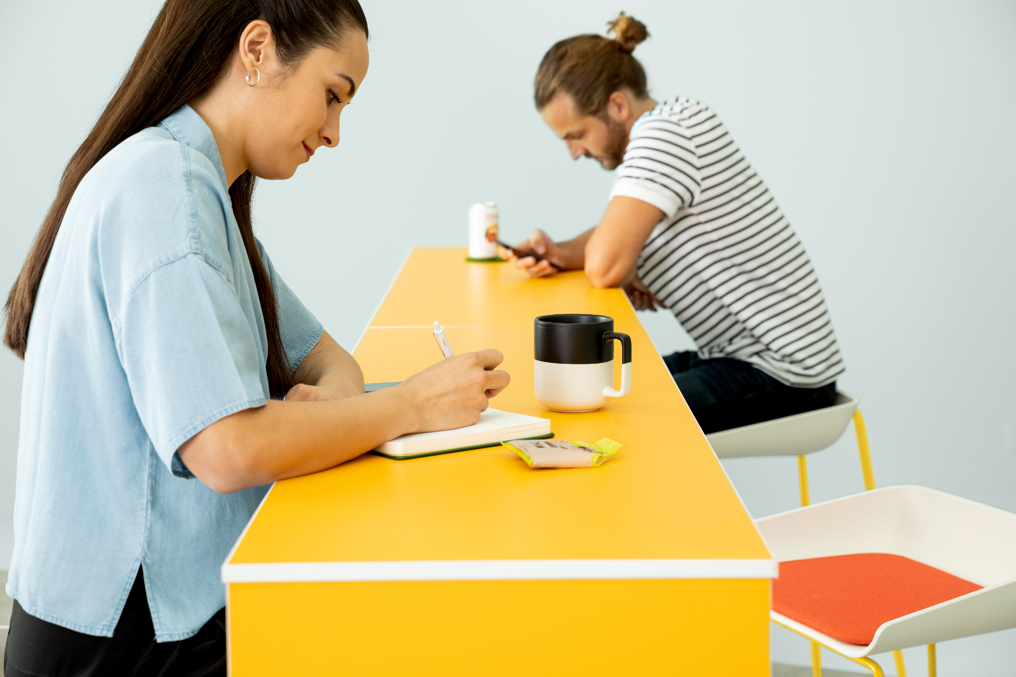 Campfire Standing Height Slim Table | Steelcase