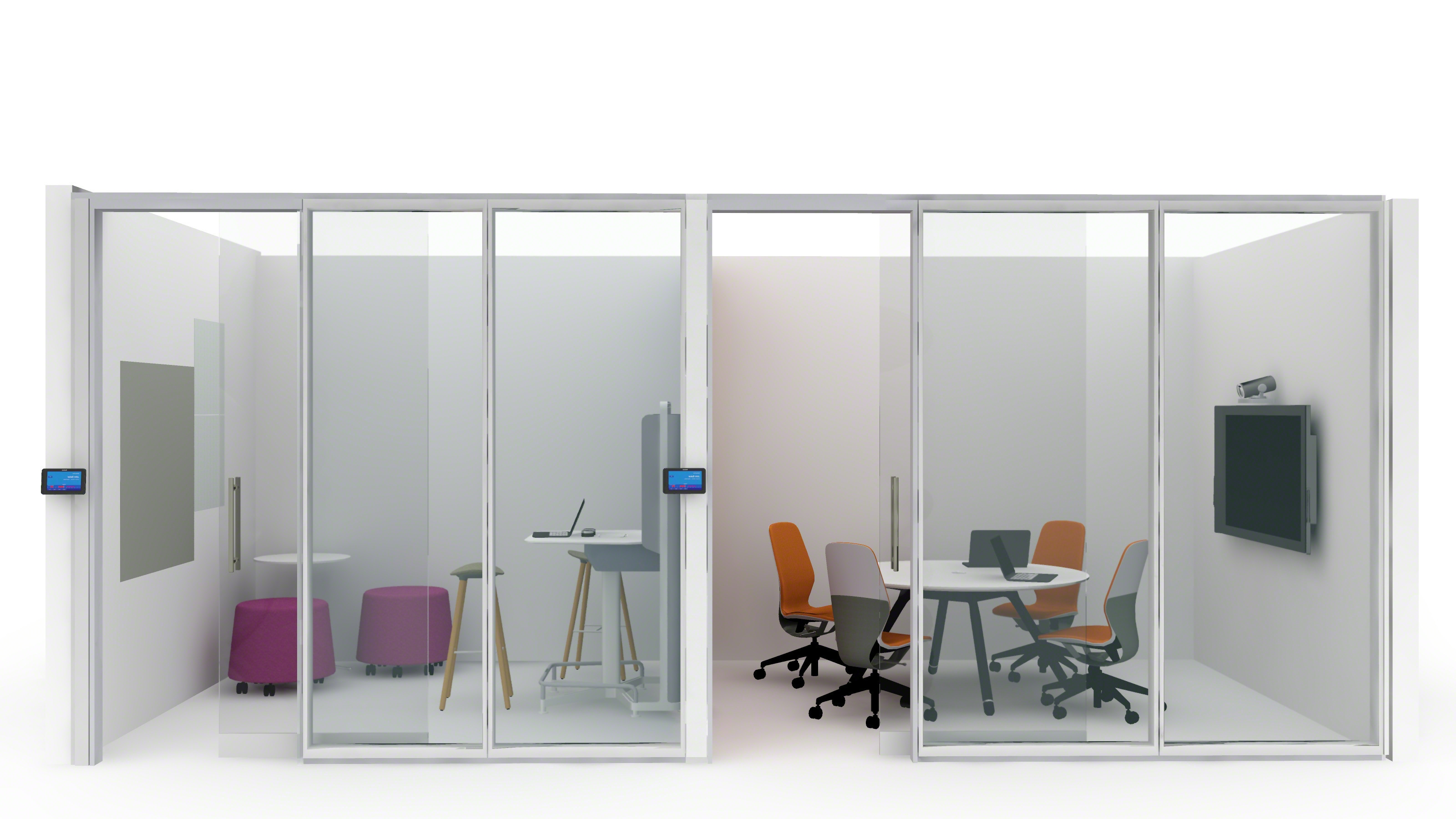 media:scape Multimedia Conference Table with Media Hub | Steelcase