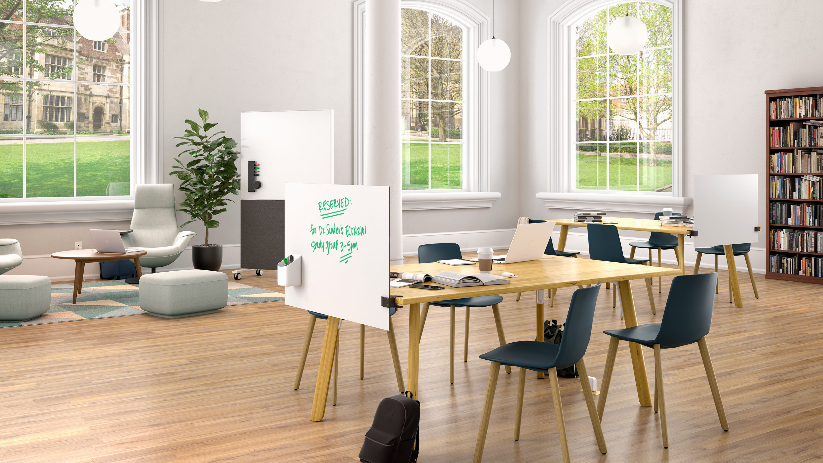 Boundri™ Whiteboard & Privacy Screen by PolyVision | Steelcase