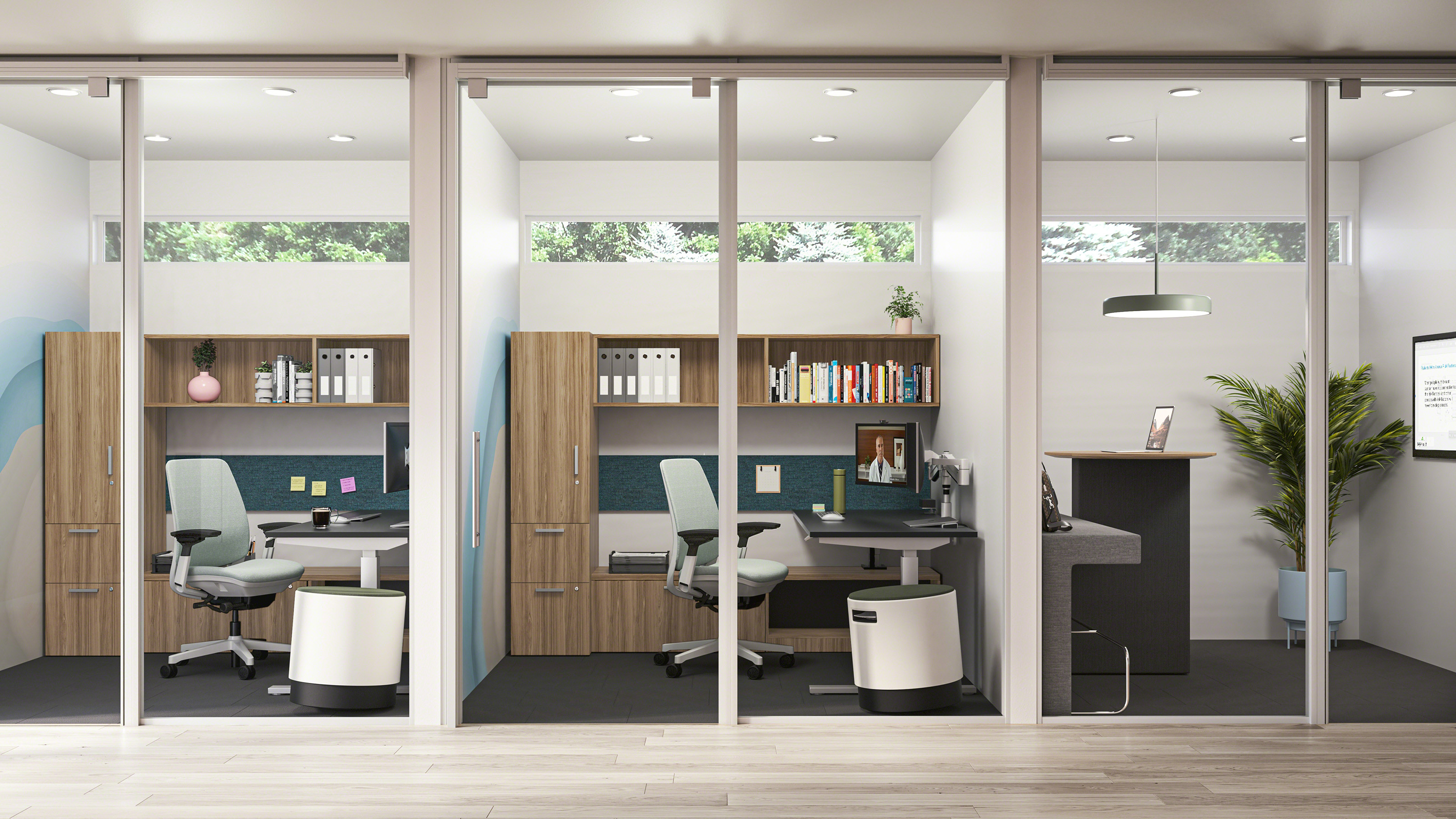 Currency Modular Desk System with Storage | Steelcase