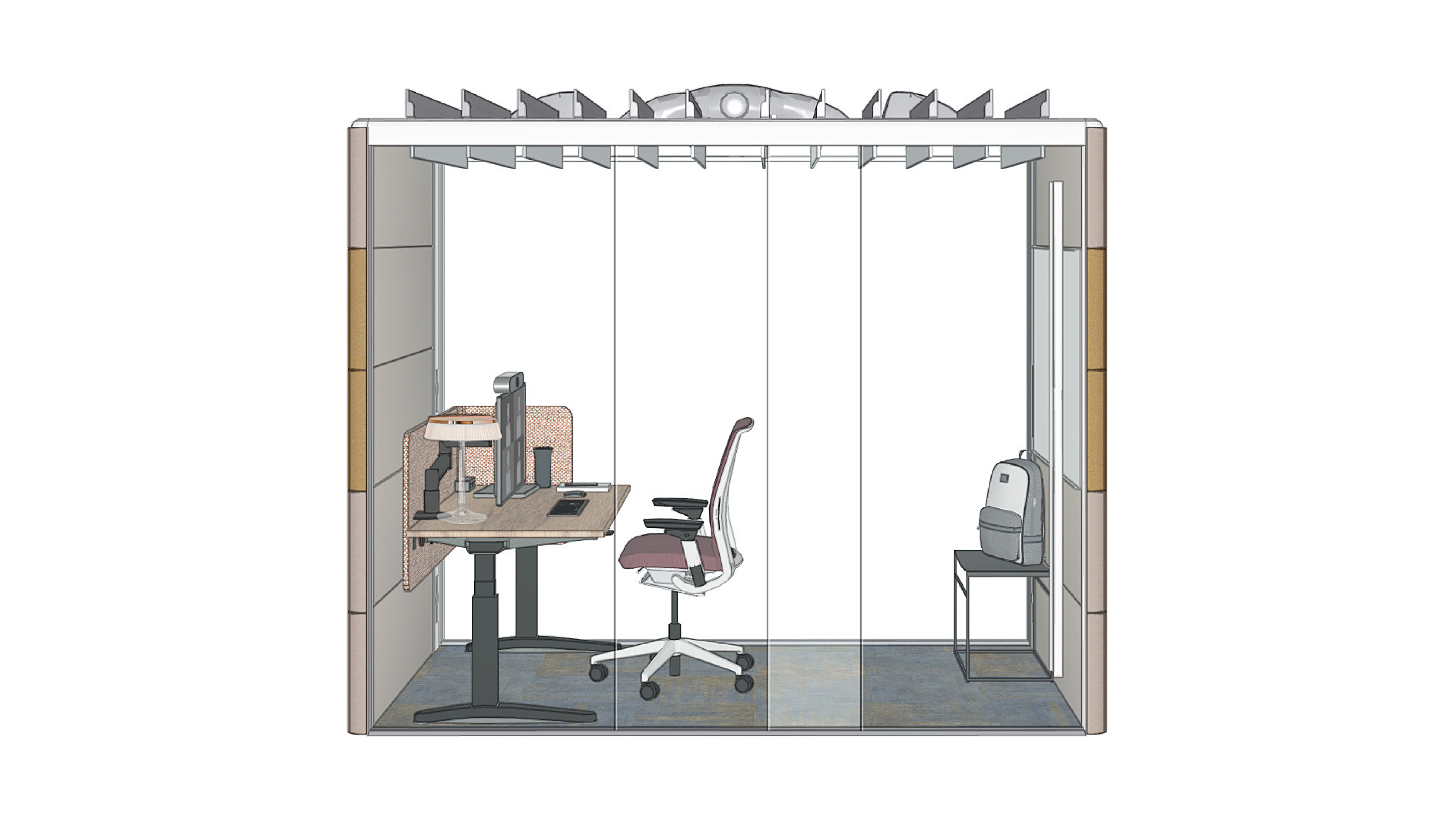 Hybrid Collection: Personal Pod - Steelcase