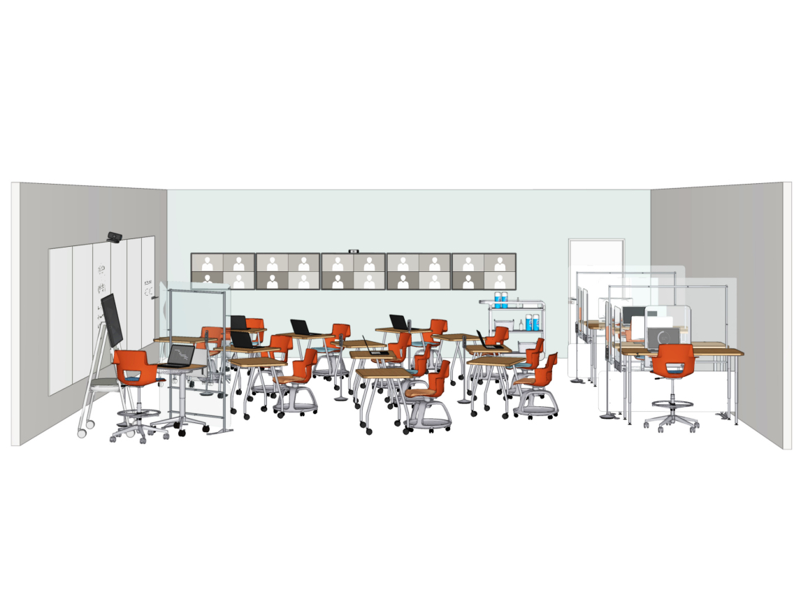 Hybrid Collection: HyFlex Classroom - Steelcase