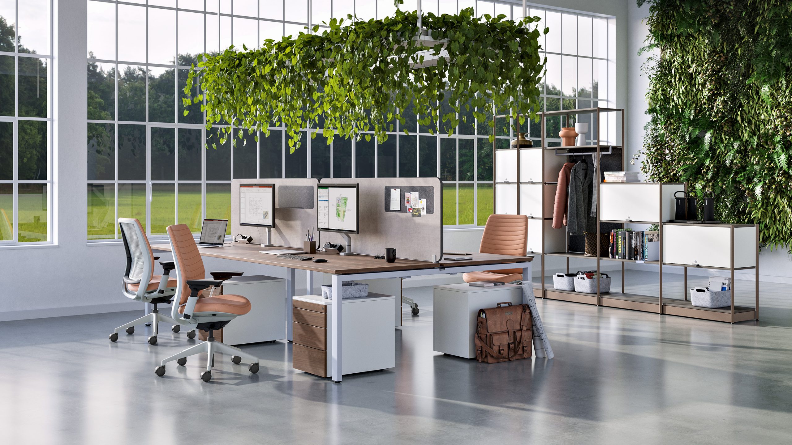 FrameFour Benching Systems & Office Workstations - Steelcase