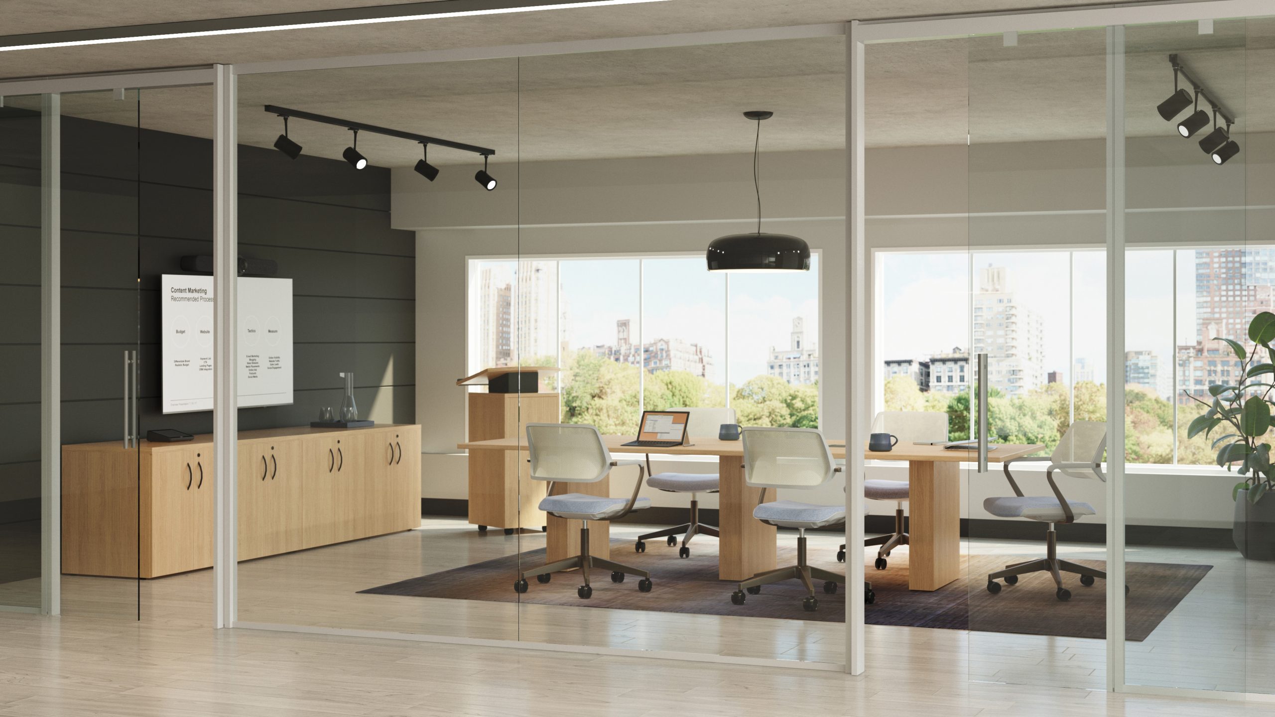 Currency Modular Desk System with Storage | Steelcase