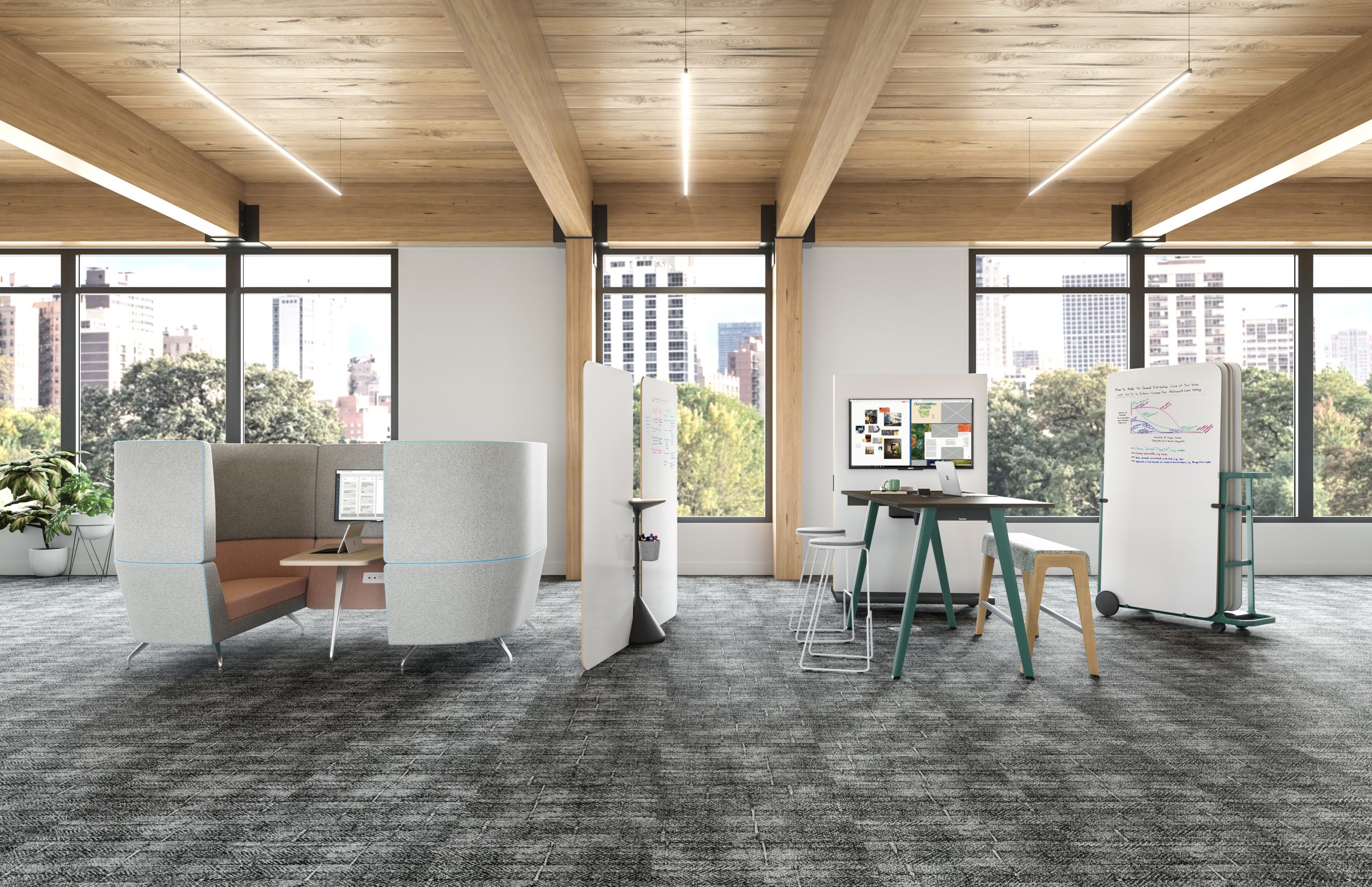 B-Free Modular & Configurable Office Lounge Furniture | Steelcase