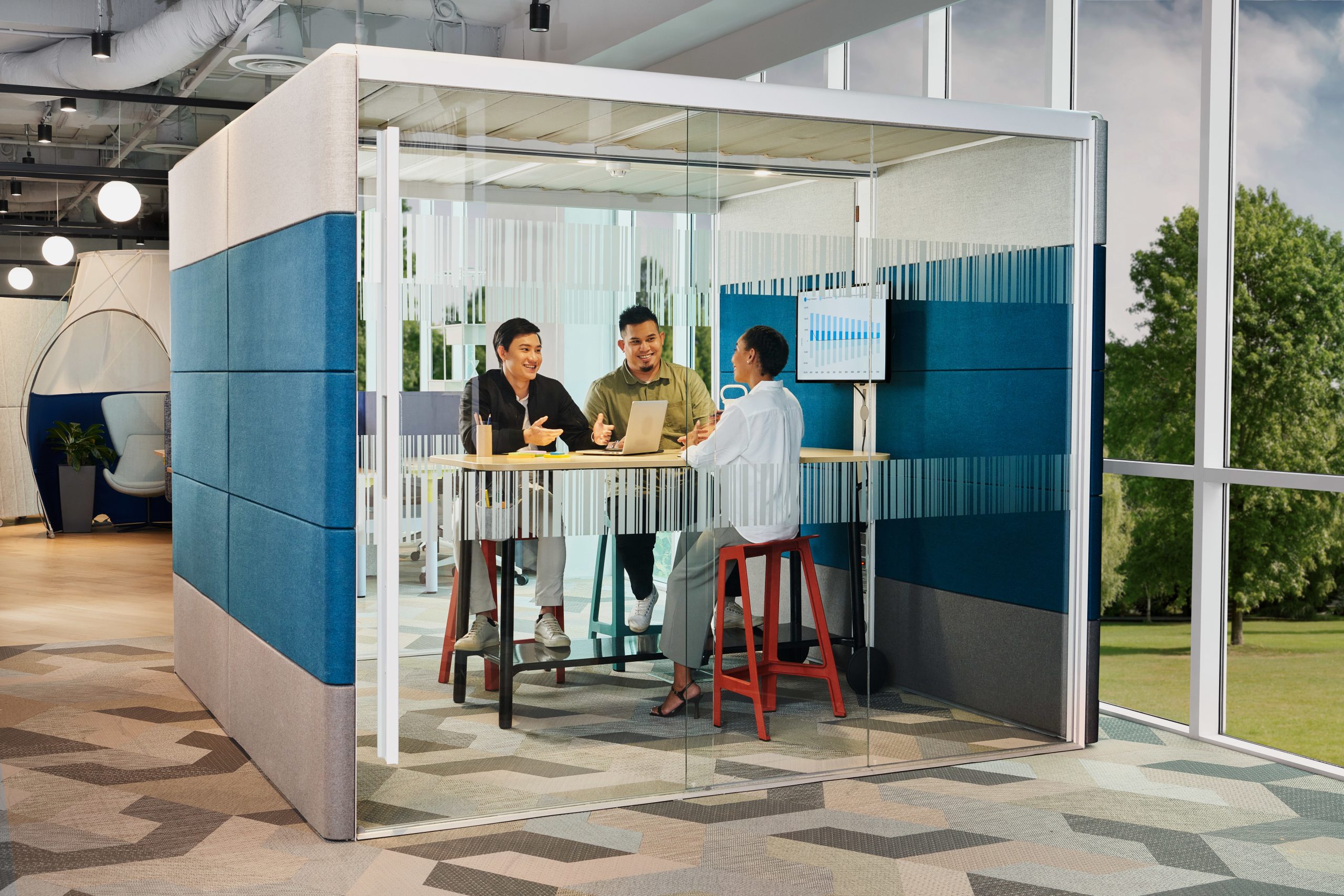 Hybrid Office Privacy Pods - Steelcase