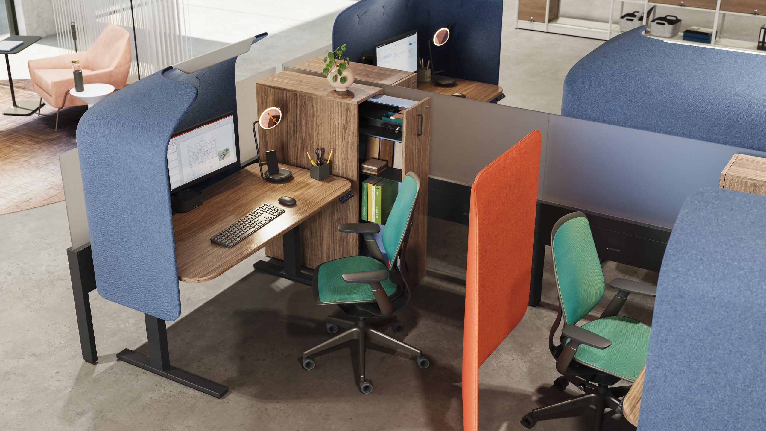 Migration SE Adjustable Height Bench & Desk | Steelcase