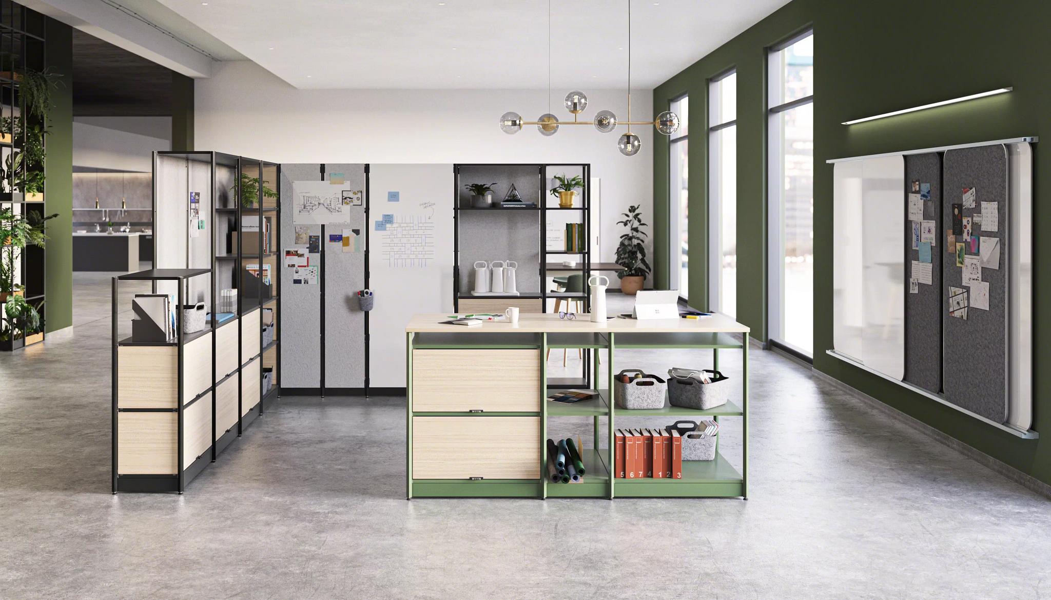 Steelcase Flex Mobile & Reconfigurable Office Furniture Collection ...