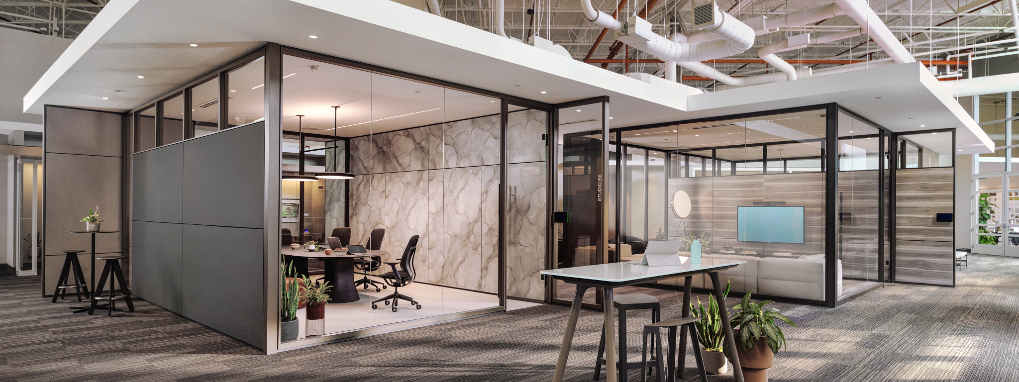 Hybrid Office Focus & Collaboration Spaces - Steelcase
