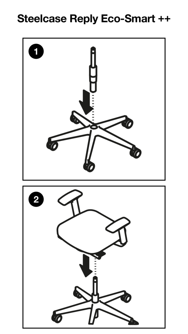 Reply Computer & Desk Chair - Steelcase