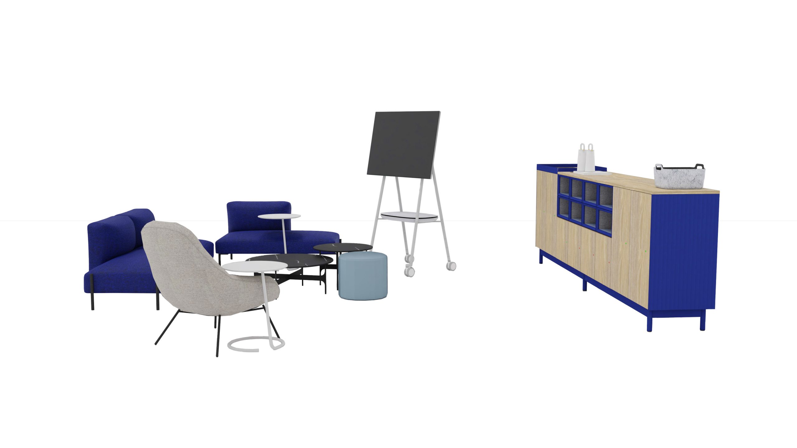 Elective Elements Freestanding Office Workstation - Steelcase