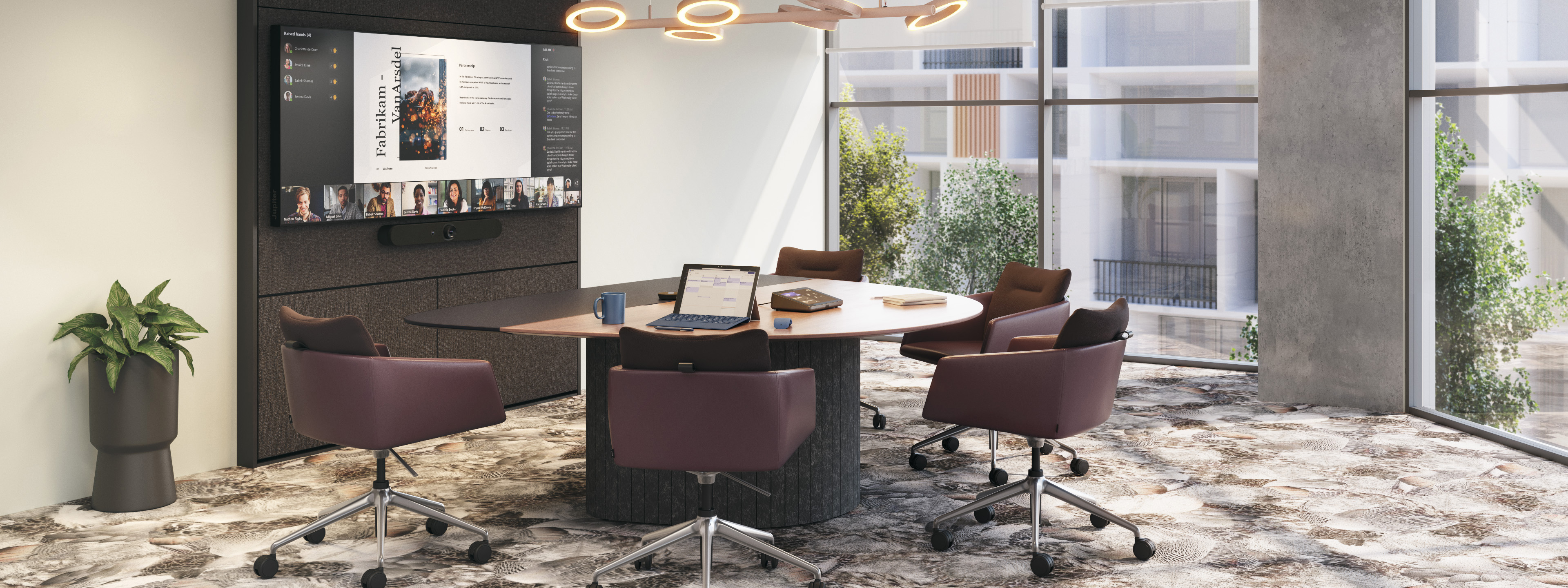 Ocular Conference Tables for Hybrid Collaboration - Steelcase
