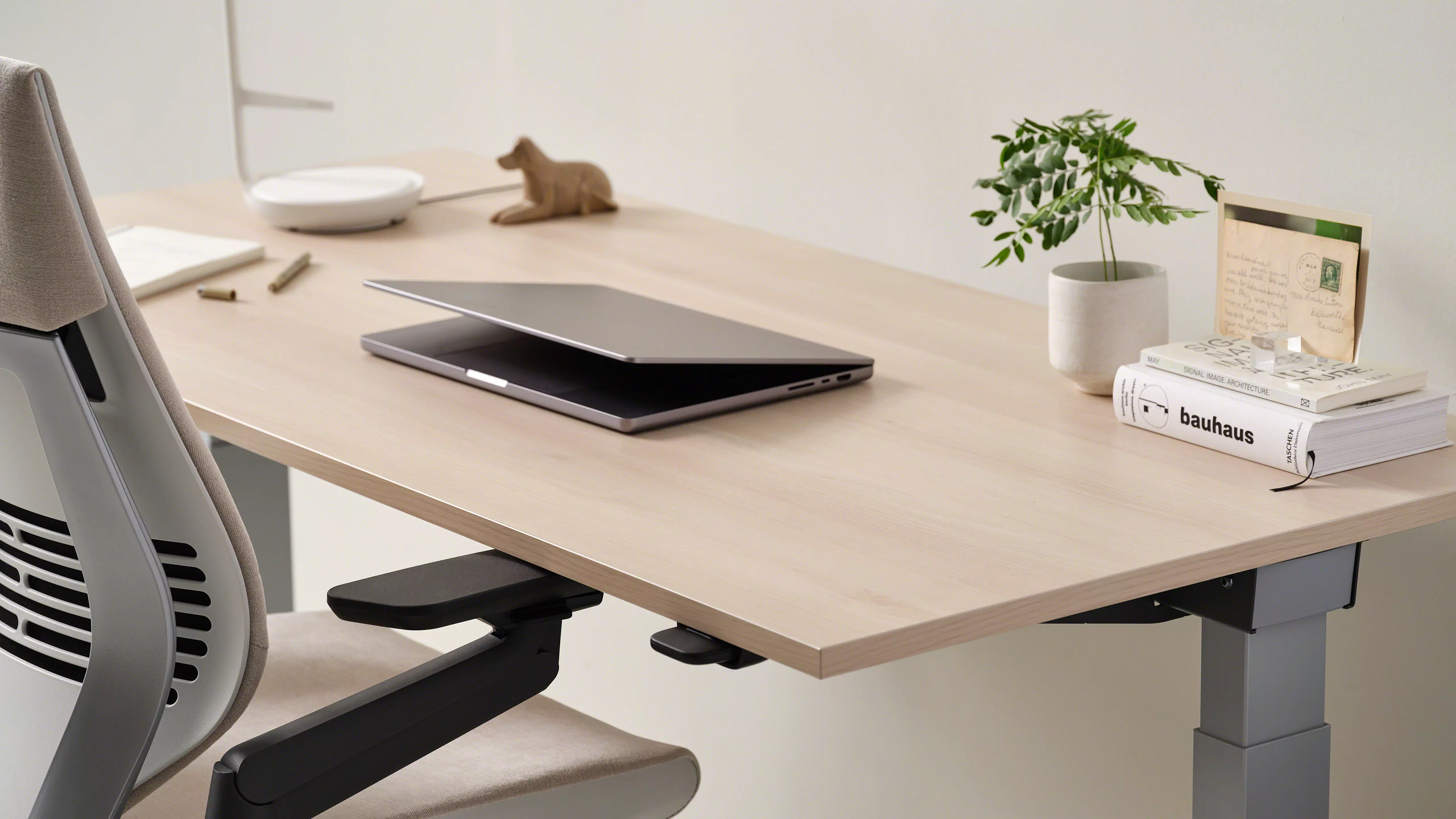Ology Adjustable Height Computer Desk with Active Touch | Steelcase