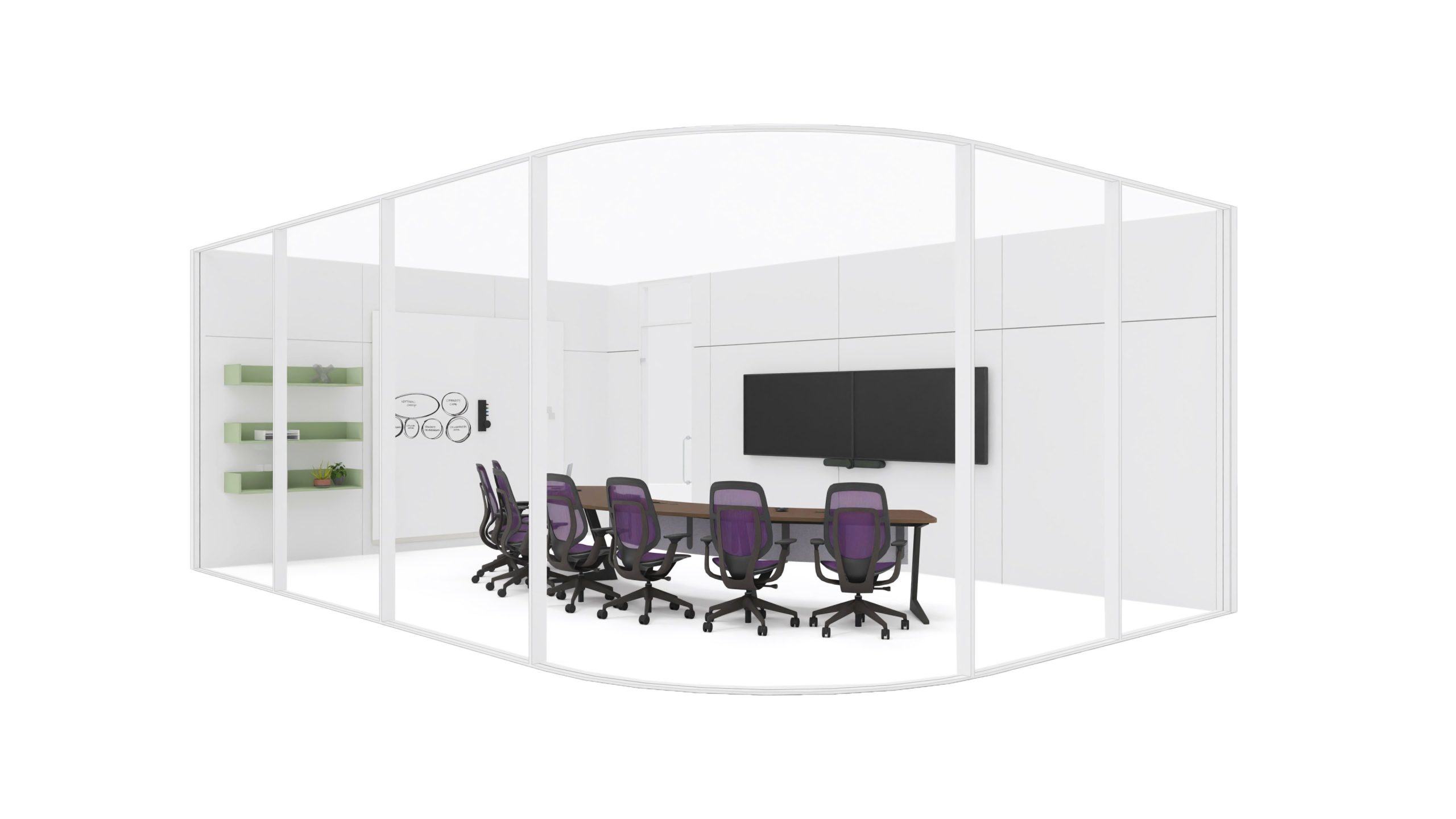 Elective Elements Freestanding Office Workstation - Steelcase