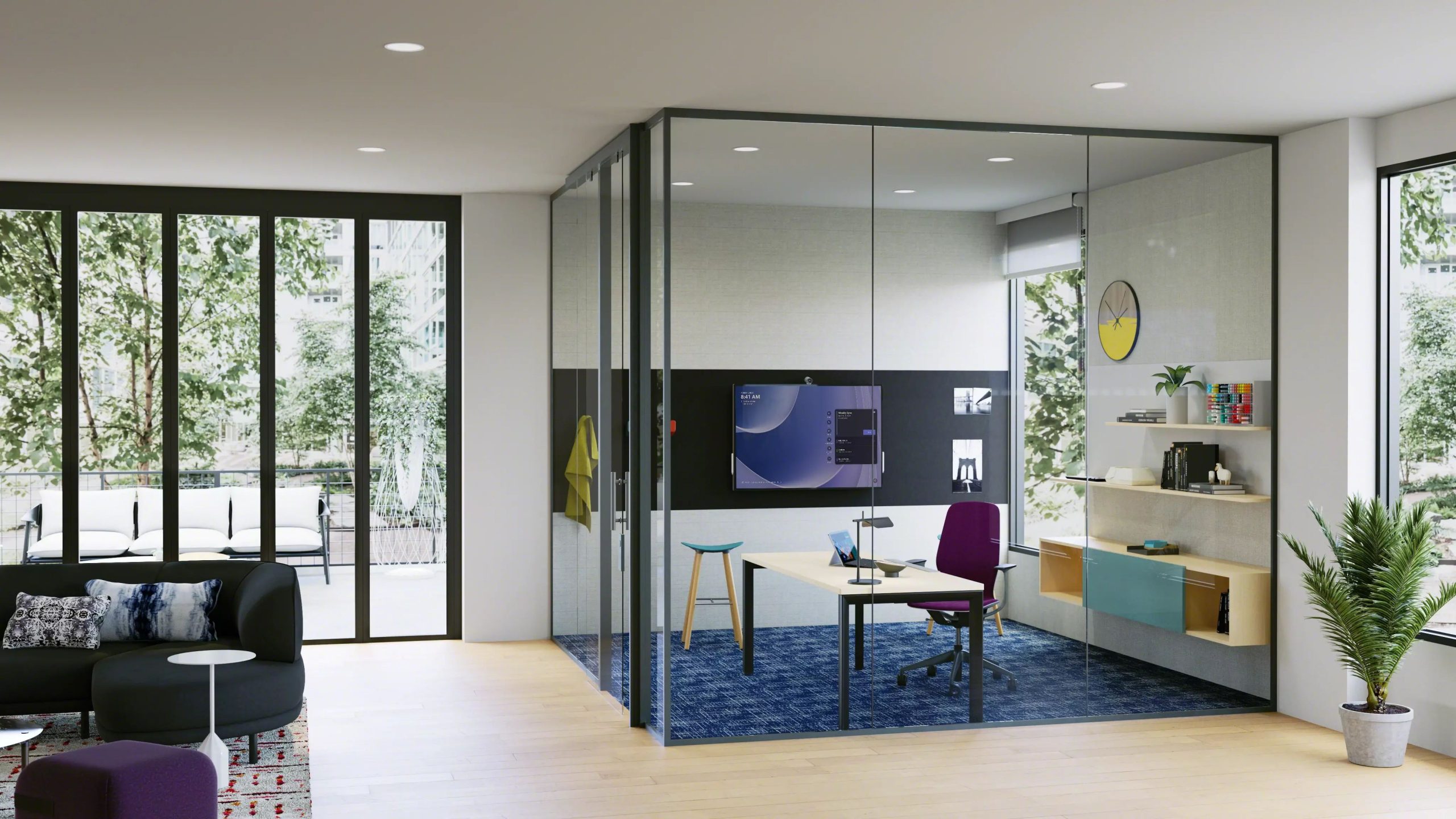 Steelcase Roam Mobile Monitor Stand for Large Monitor | Steelcase