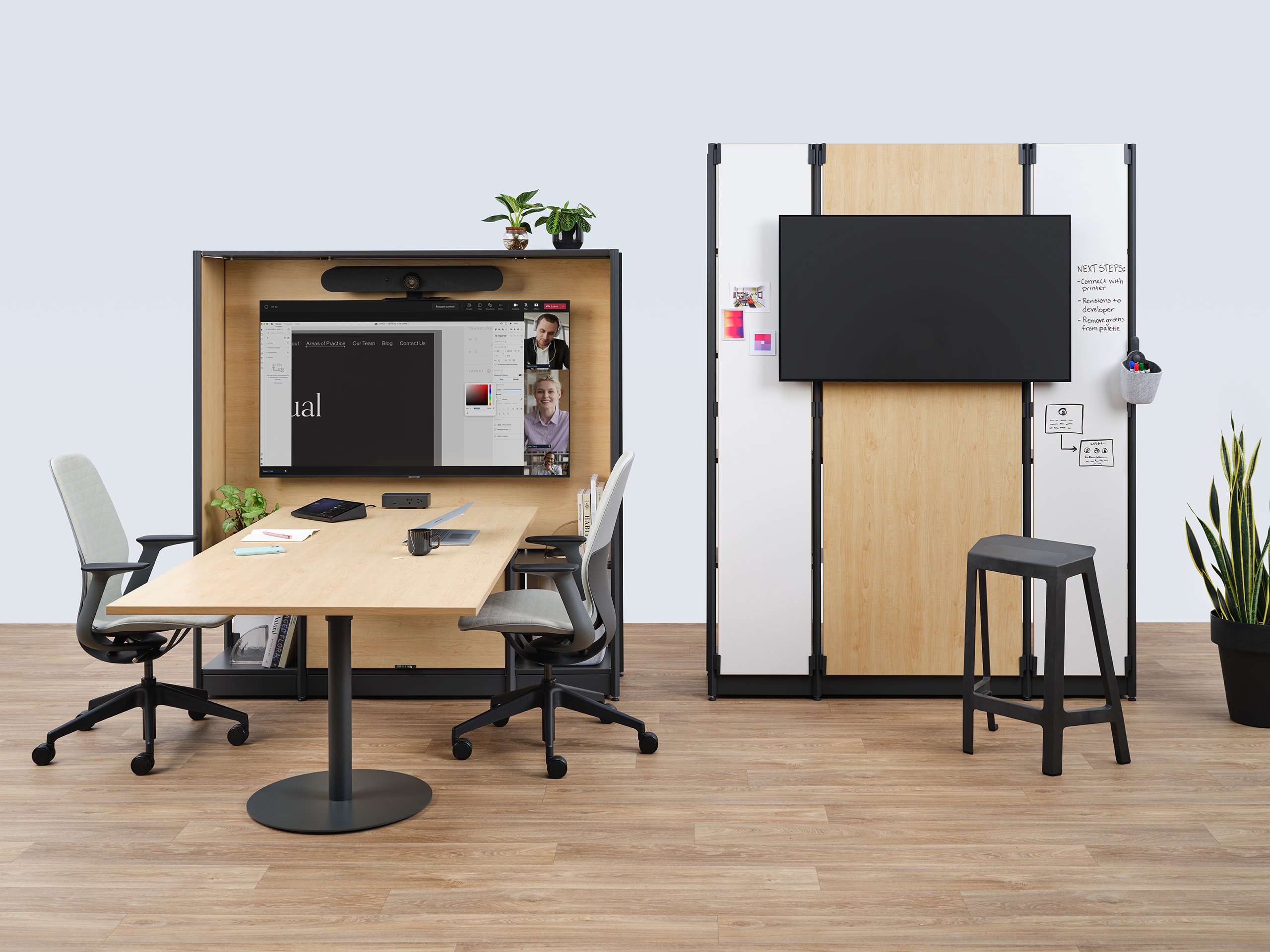 Steelcase Flex Active Frames Storage & Boundary Structure | Steelcase